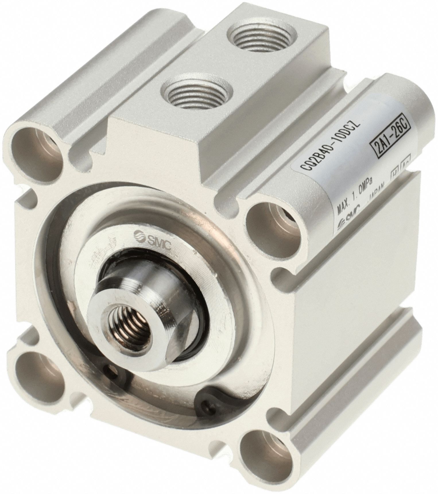 SMC, 40 mm Bore Dia, 5 mm Stroke Lg, Compact Cylinder - 826EK4|CQ2B40-5DZ - Grainger