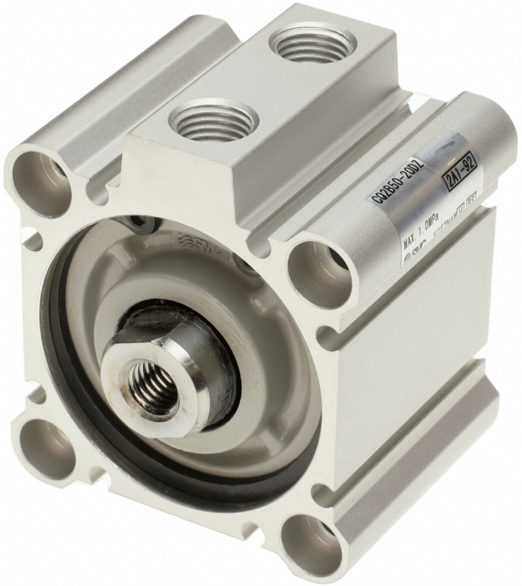 SMC, 50 mm Bore Dia, 25 mm Stroke Lg, Compact Cylinder - 826EK9|CQ2B50-25DZ - Grainger