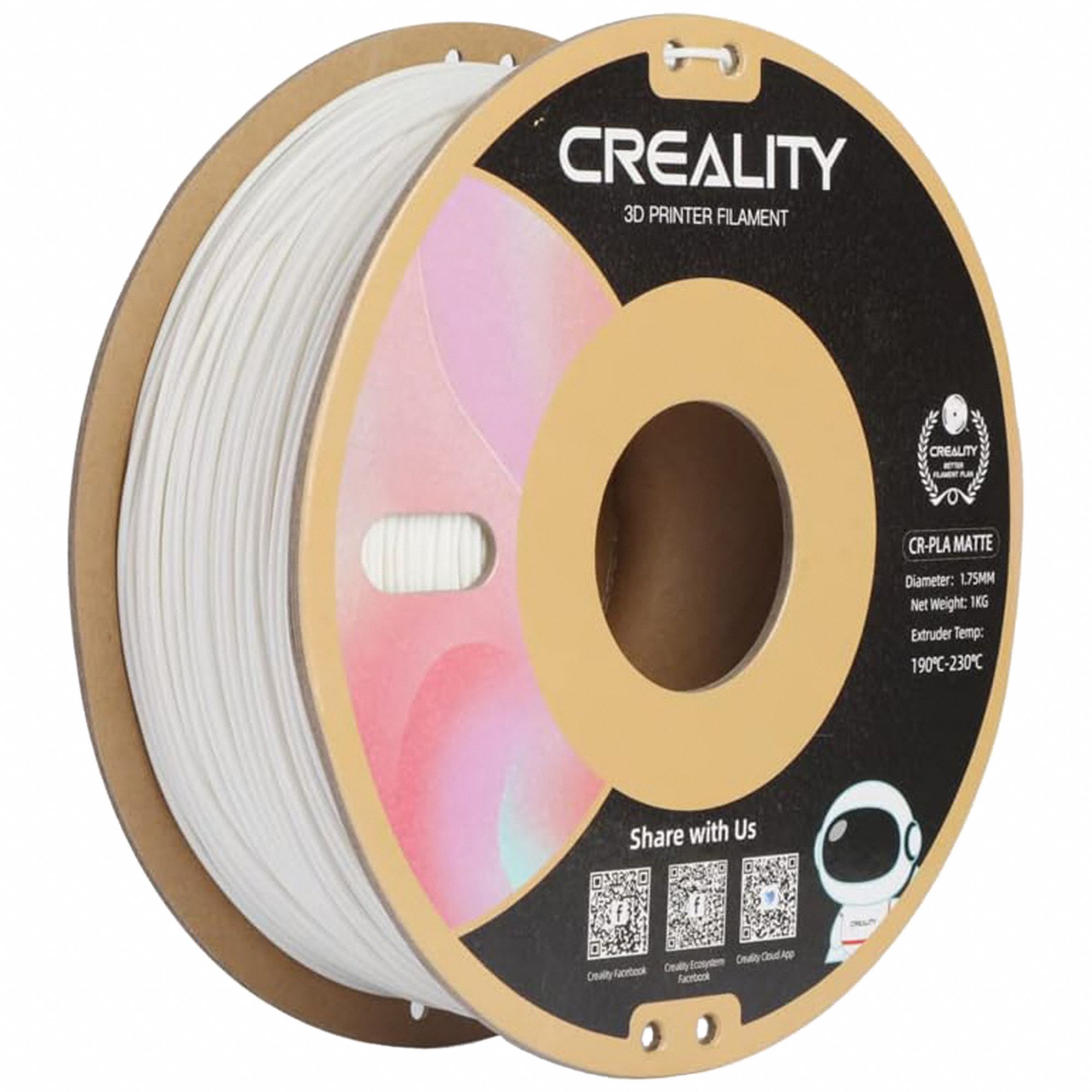 CREALITY, CR-PLA Matte, PLA, 3D Printing Filament - 798JY5|CR-PLA Matte ...