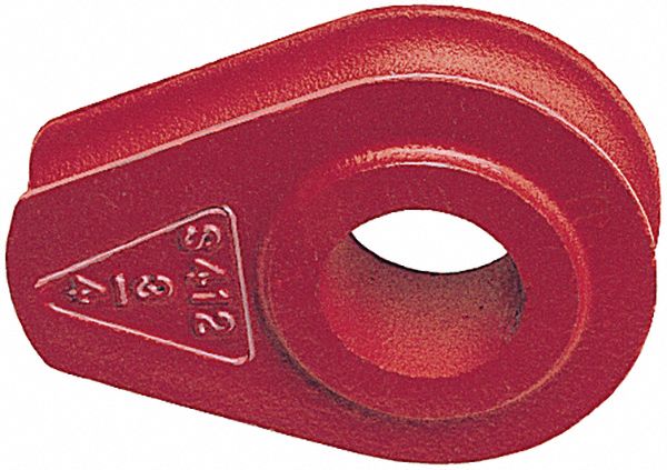 CROSBY WIRE ROPE THIMBLE, CAST DUCTILE IRON, SOLID, 1-1/8 IN - 4207 ...