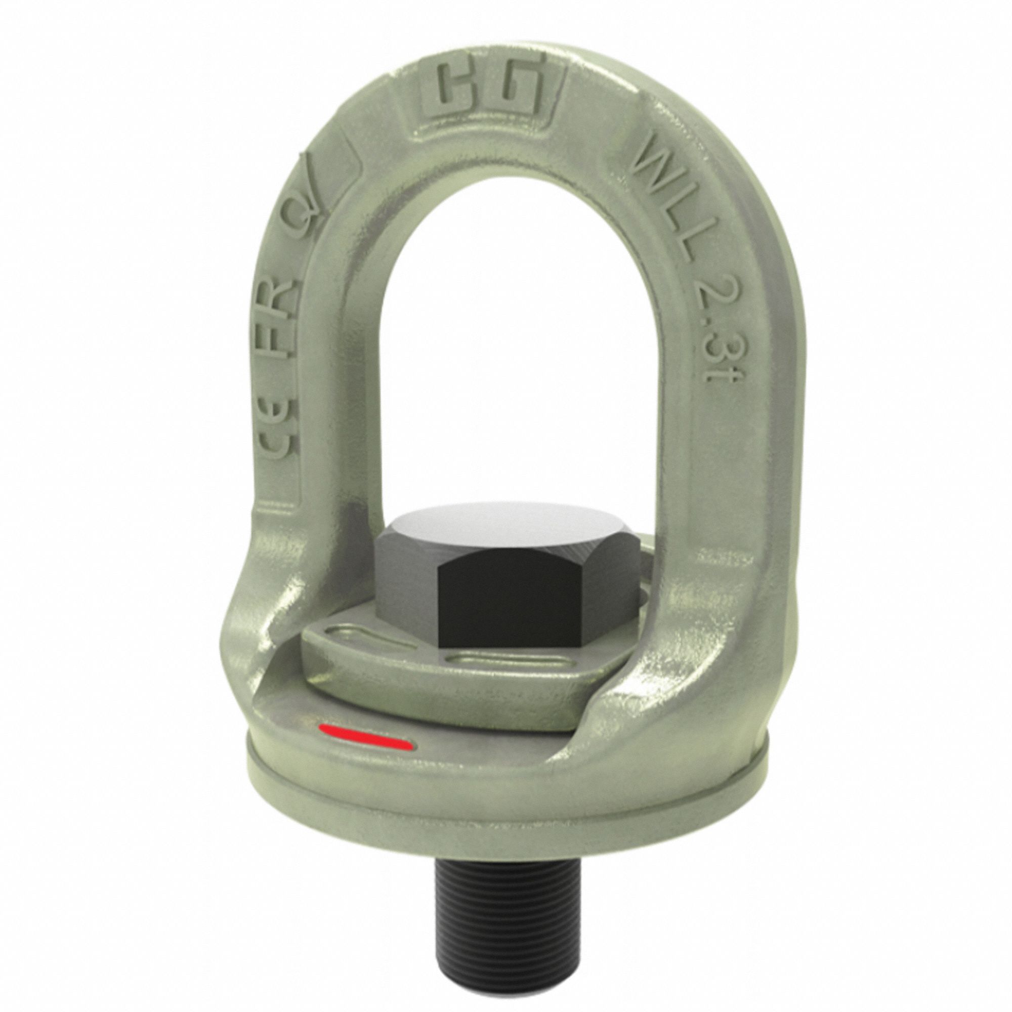 CROSBY HOIST RING, LIFTING HARDWARE, BOLT-ON MOUNT, 90 ° ANGLE, SWIVEL ...