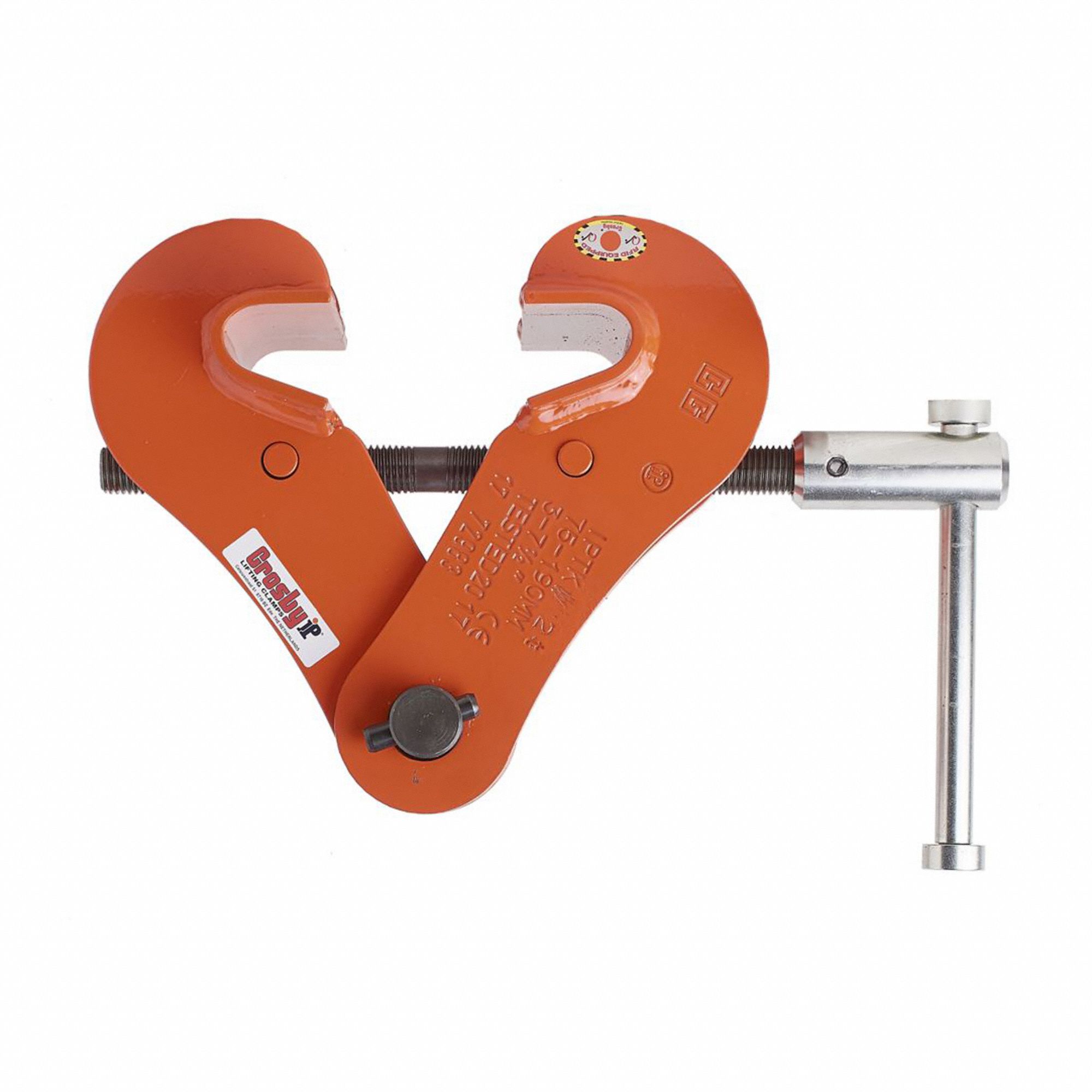 IP PLATE CLAMP,MANUAL,HARDENED STEEL - Plate and Beam Lifting Clamps ...