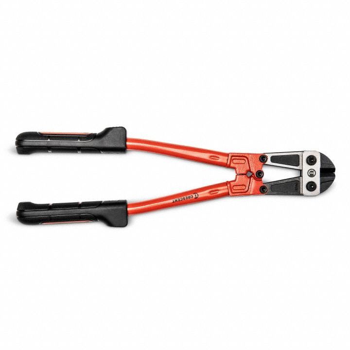 CRESCENT, Steel, For 1/4 in Max Dia Soft Steel, Bolt Cutter - 827WE3 ...