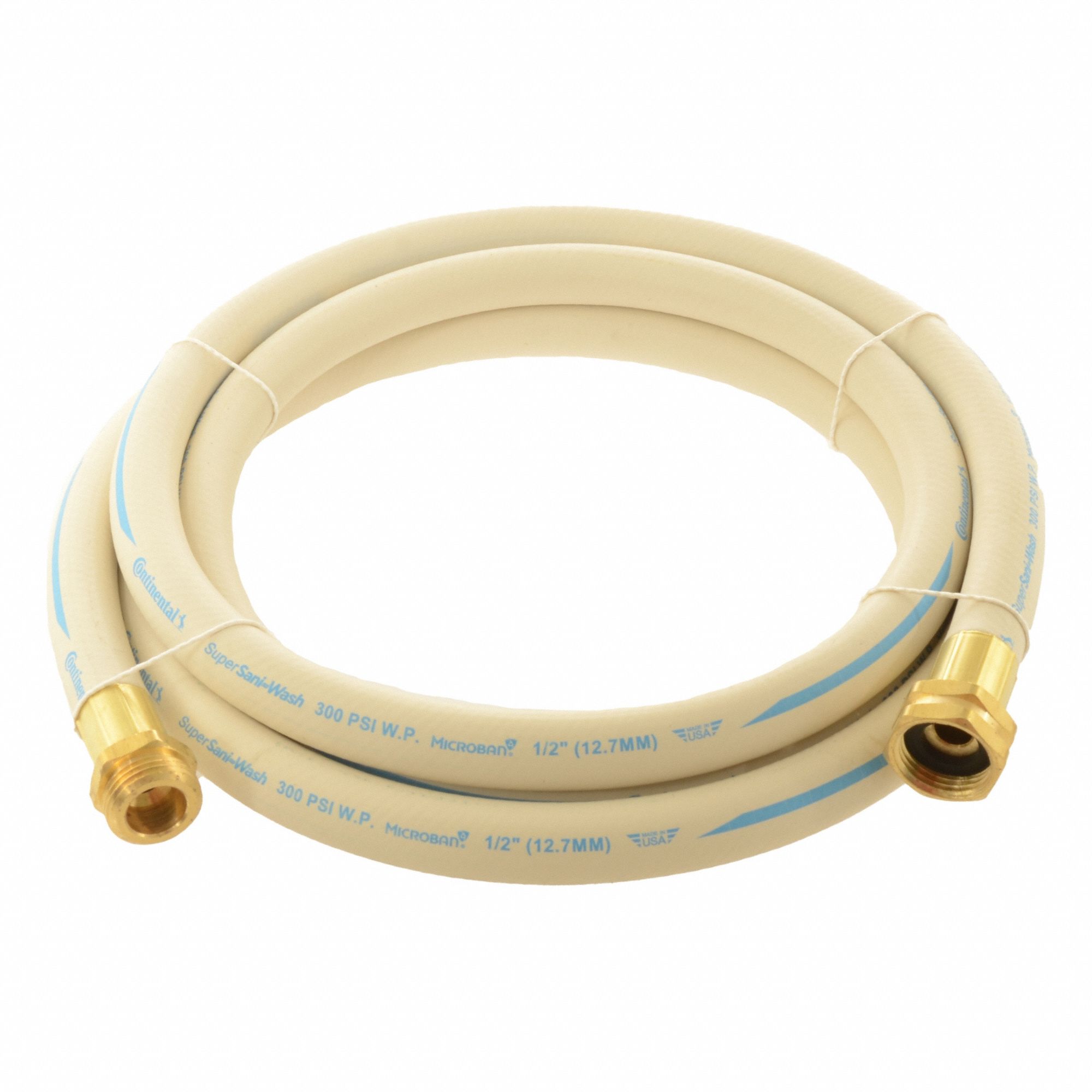 3/4 in Hose Inside Dia., 300 psi, Washdown Hose - 829D60|CRX075-75MF ...