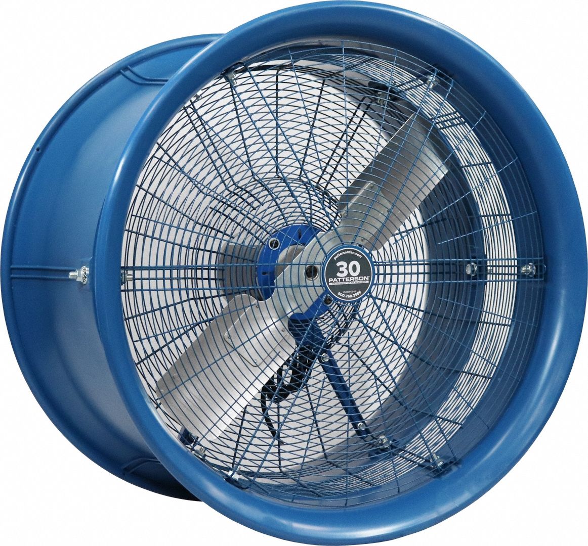 PATTERSON, High-Velocity Industrial Fan, 30 in Blade Dia, High-Velocity ...