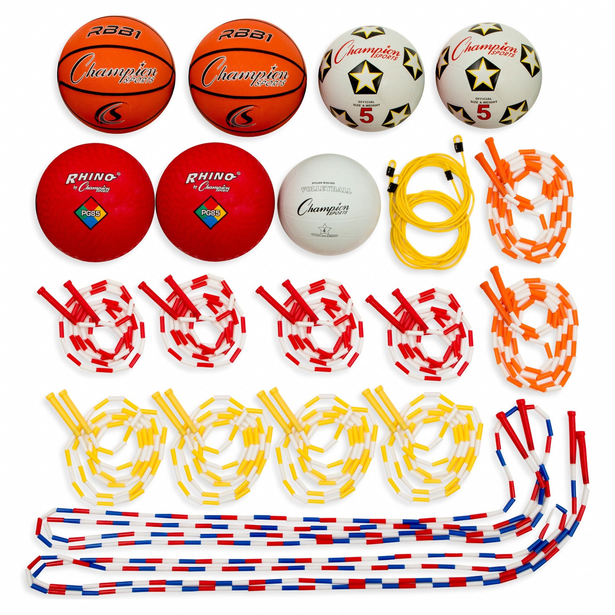 CHAMPION SPORTS, 8 1/4 in_8 1/2 in_13 1/2 in_15 in Overall Dia, 7 Balls ...