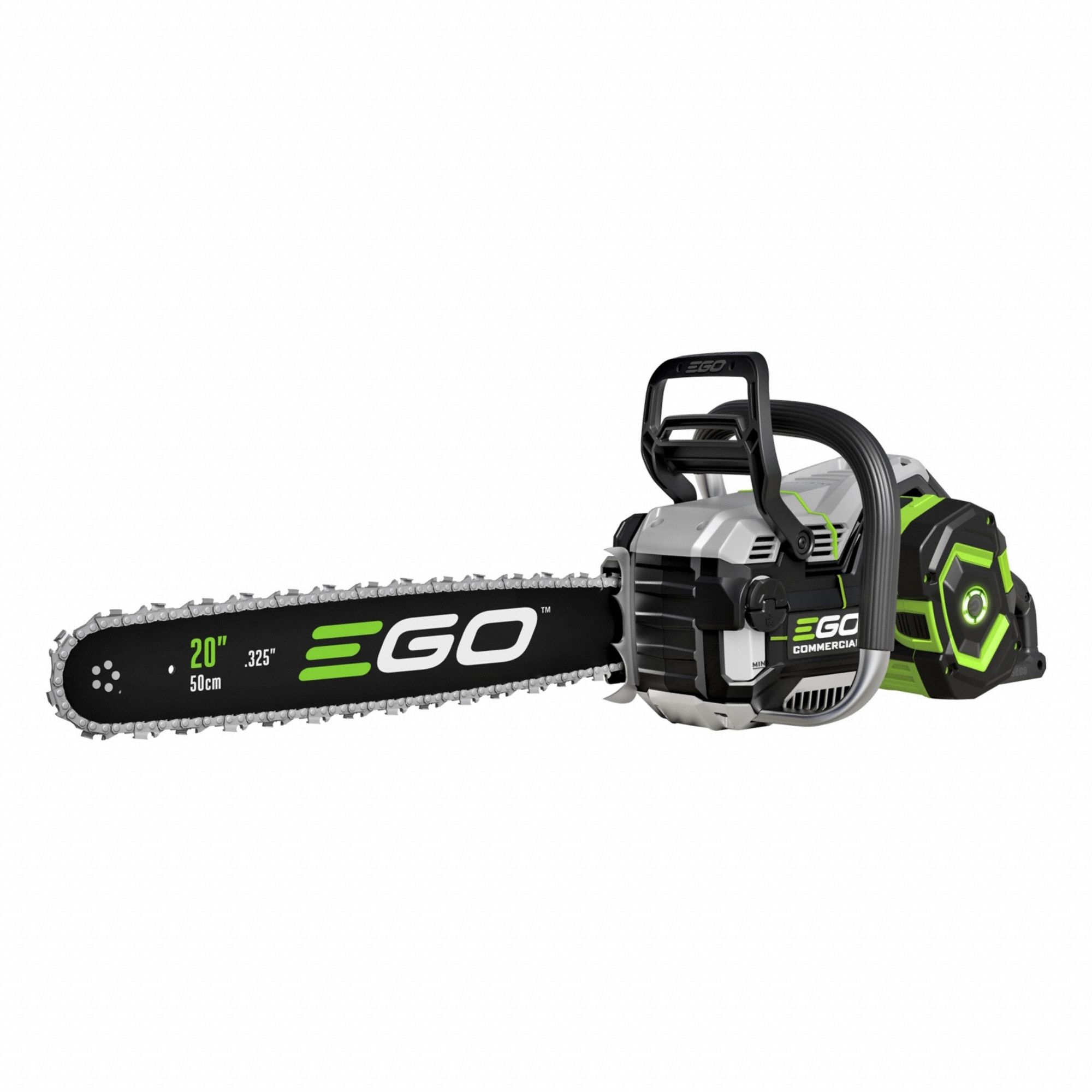 EGO, 20 in Bar Lg, Rear Handle, Battery-Powered Chainsaw Kit - 846U08 ...