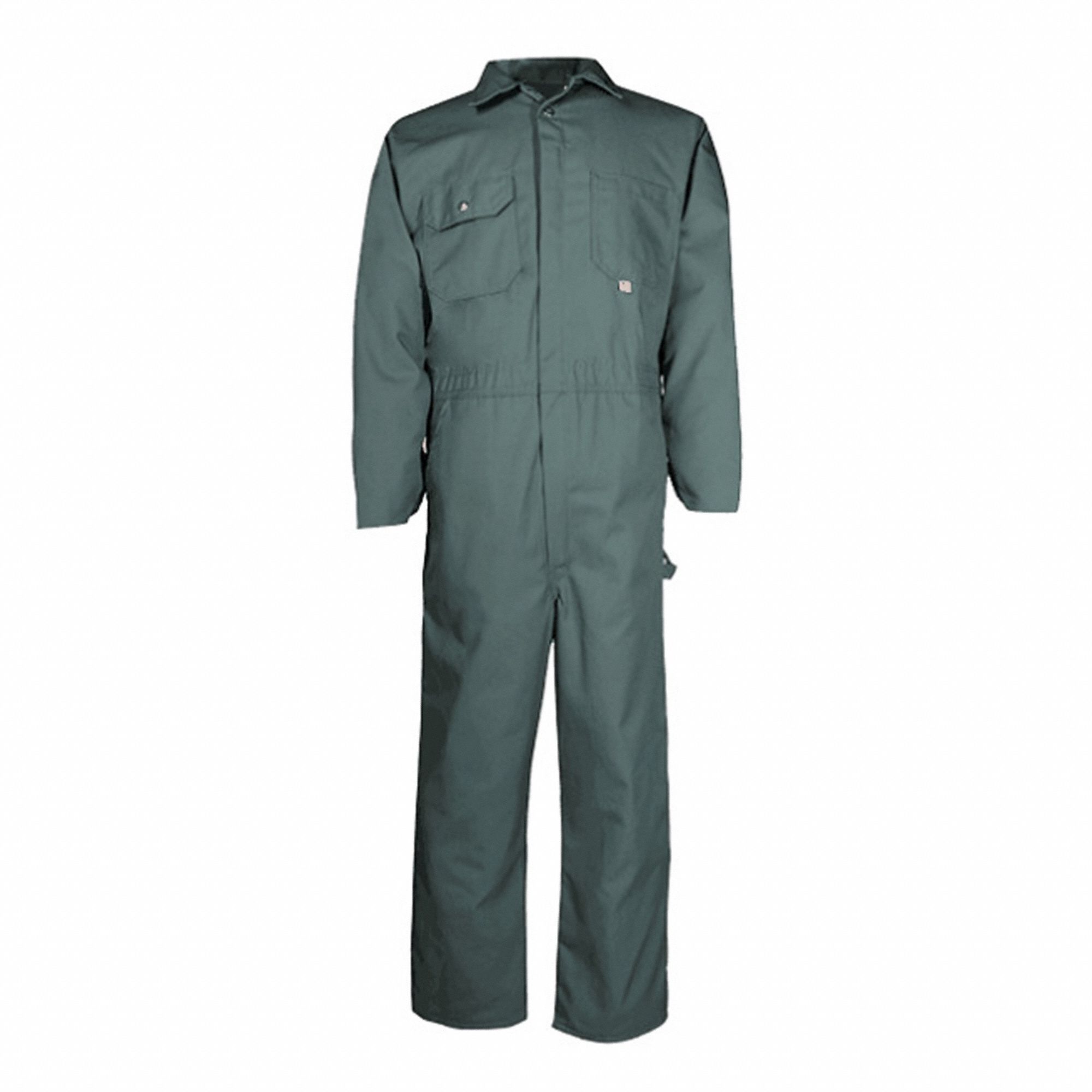 BIG BILL 429 COVERALLS, GREEN, 35% COTTON/65% POLYESTER, 5 FT 8 IN TO 6 ...