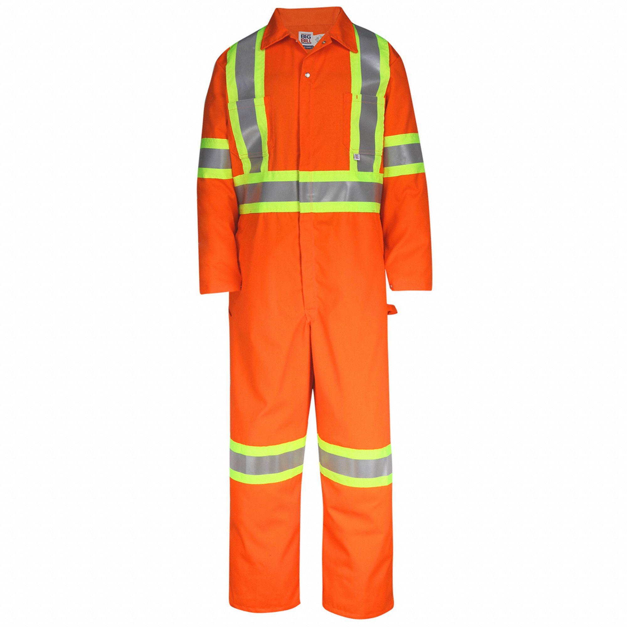 BIG BILL COVERALL, CSA Z96-09, SAFETY, UNISEX, 7 POCKET, 2 WAY ZIPPER ...