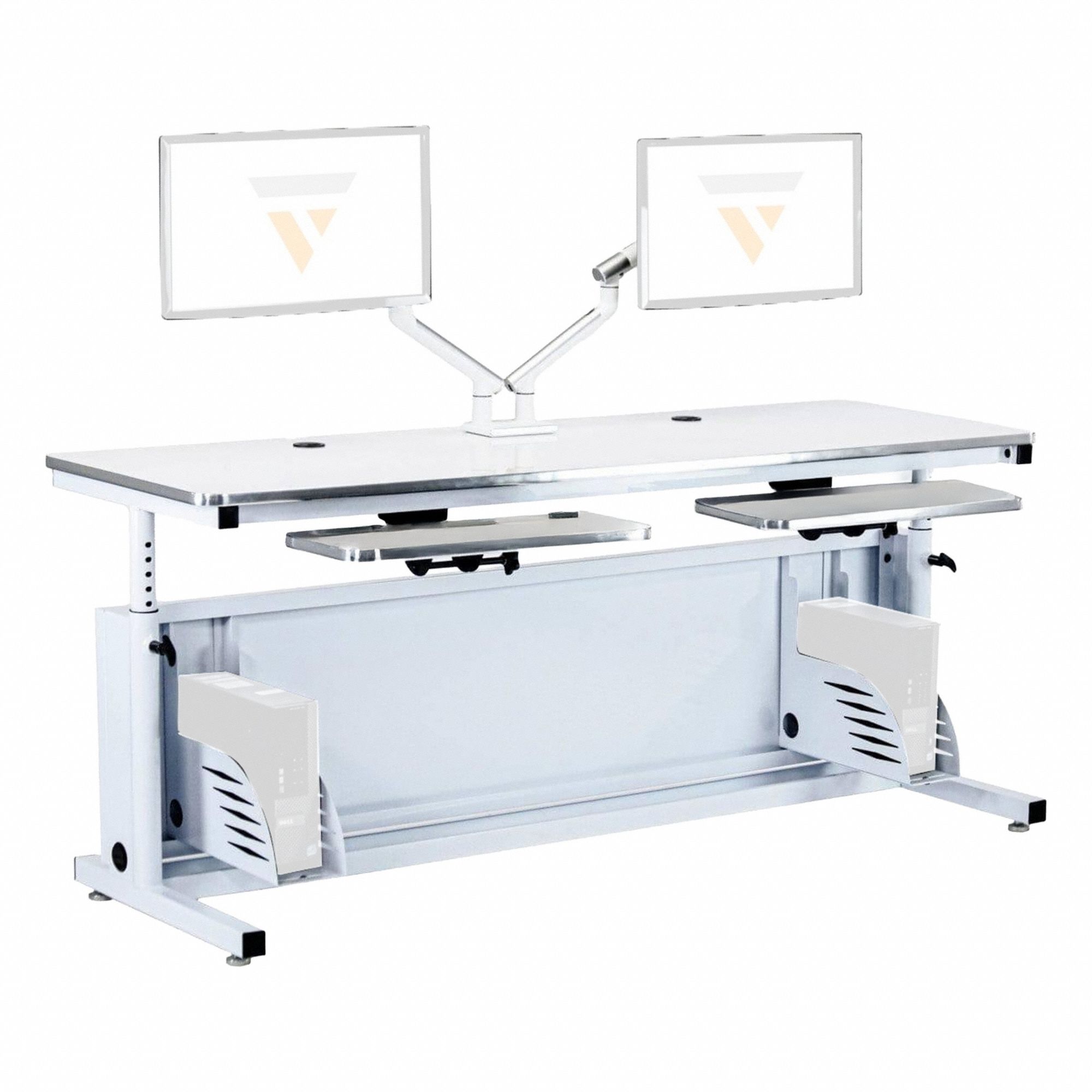 VERSADESK, White, Wood, Standing Desk - 875M29|CTL6030-WW - Grainger