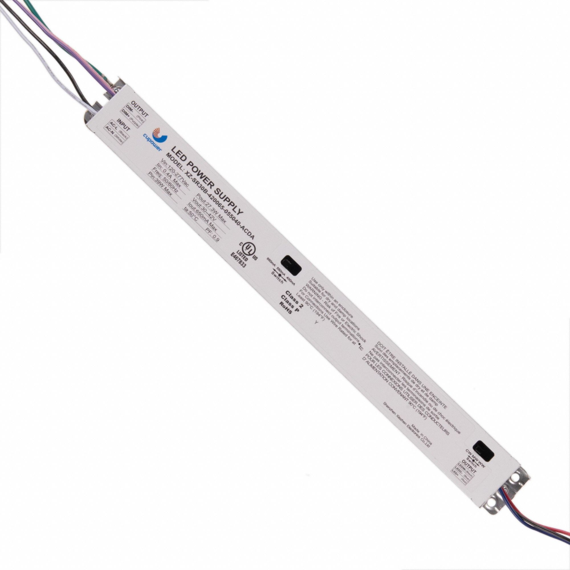 DIODE LED, 8 1/4 in Lg, 3 1/2 in Wd, Emergency Battery Backup - 863KP9 ...