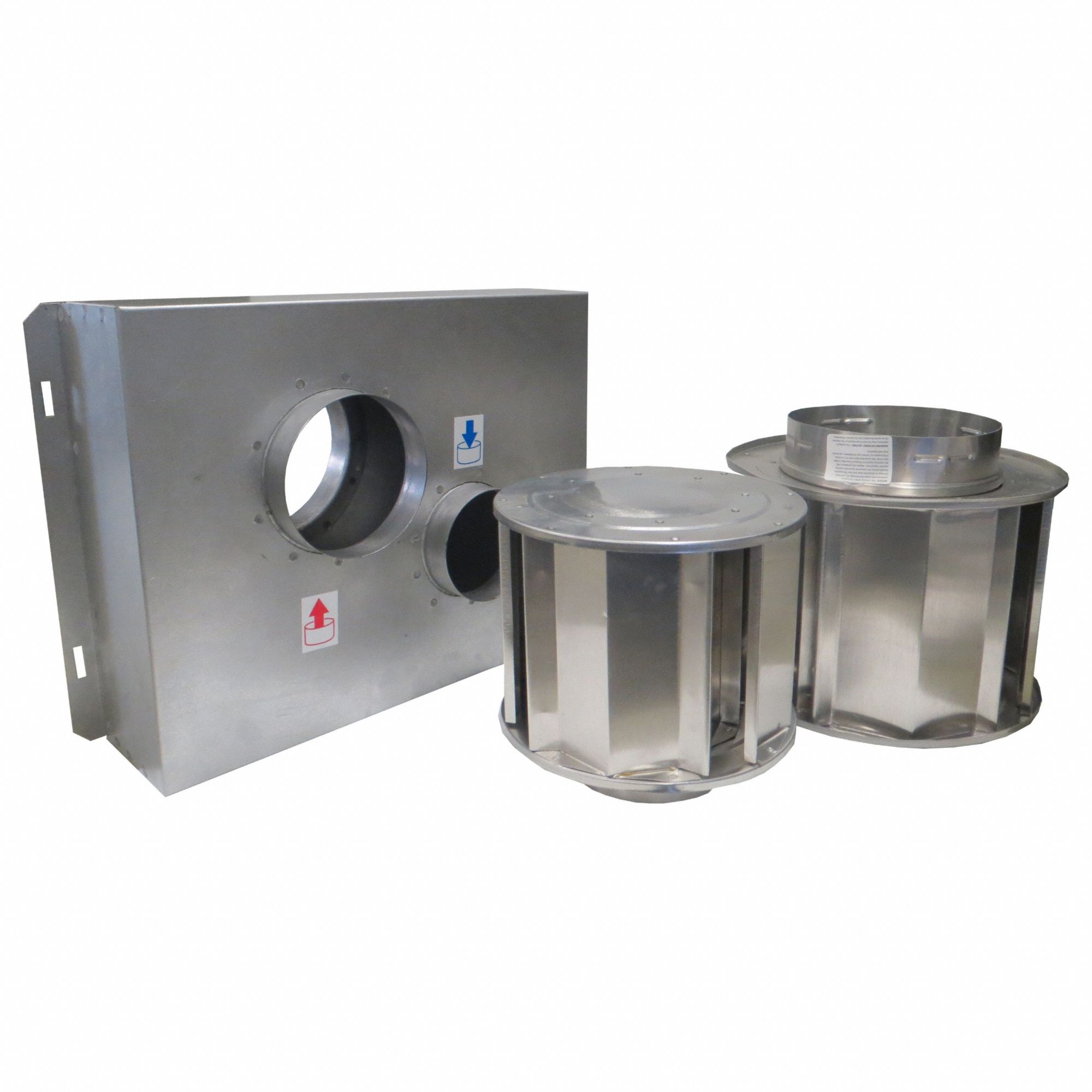 RE-VERBER-AIR, Compatible with FA and UH Series Unit Heaters, 6 in Vent ...