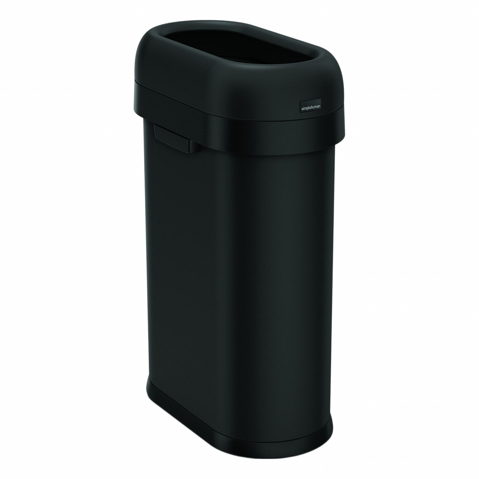 SIMPLEHUMAN, Steel, 13 gal Container Capacity, Trash Can - 875GN4 ...