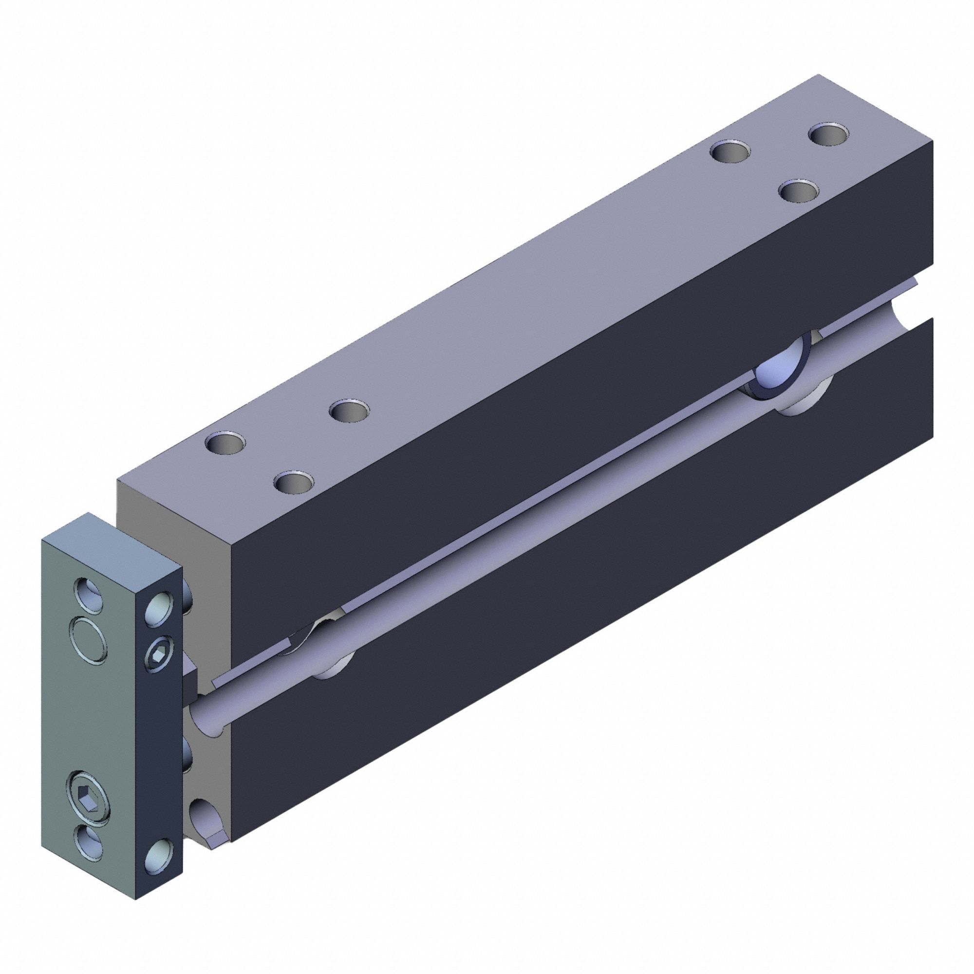 SMC, 6 mm Bore Dia, 50 mm Stroke Lg, Dual Piston Cylinder - 201L13 ...