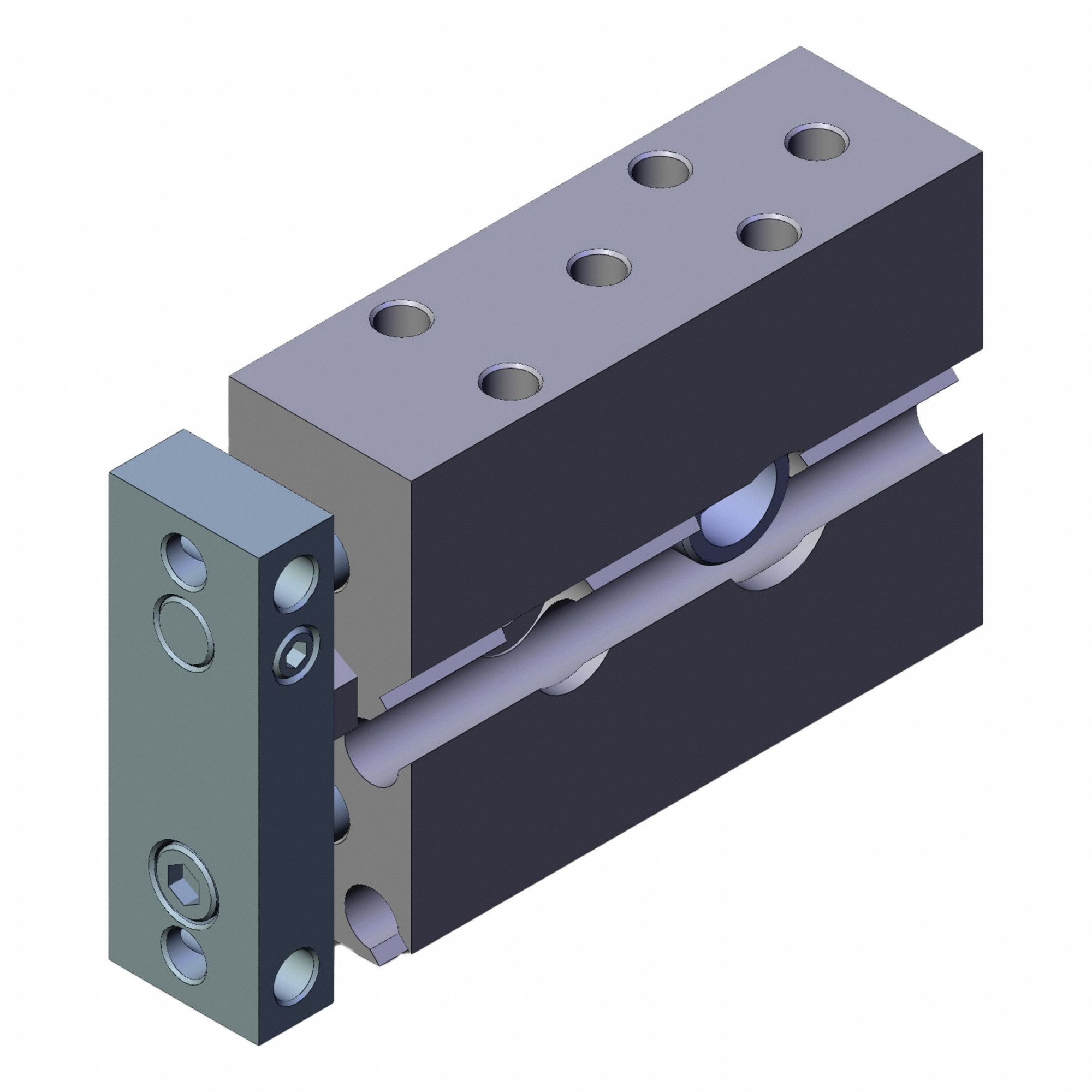 SMC, 6 mm Bore Dia, 10 mm Stroke Lg, Dual Piston Cylinder - 201L16 ...