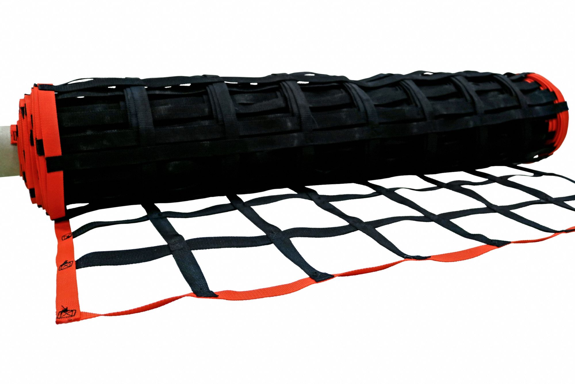 Black/Orange, Polypropylene, Cargo Net - 819YL3|CNR1250 - Grainger