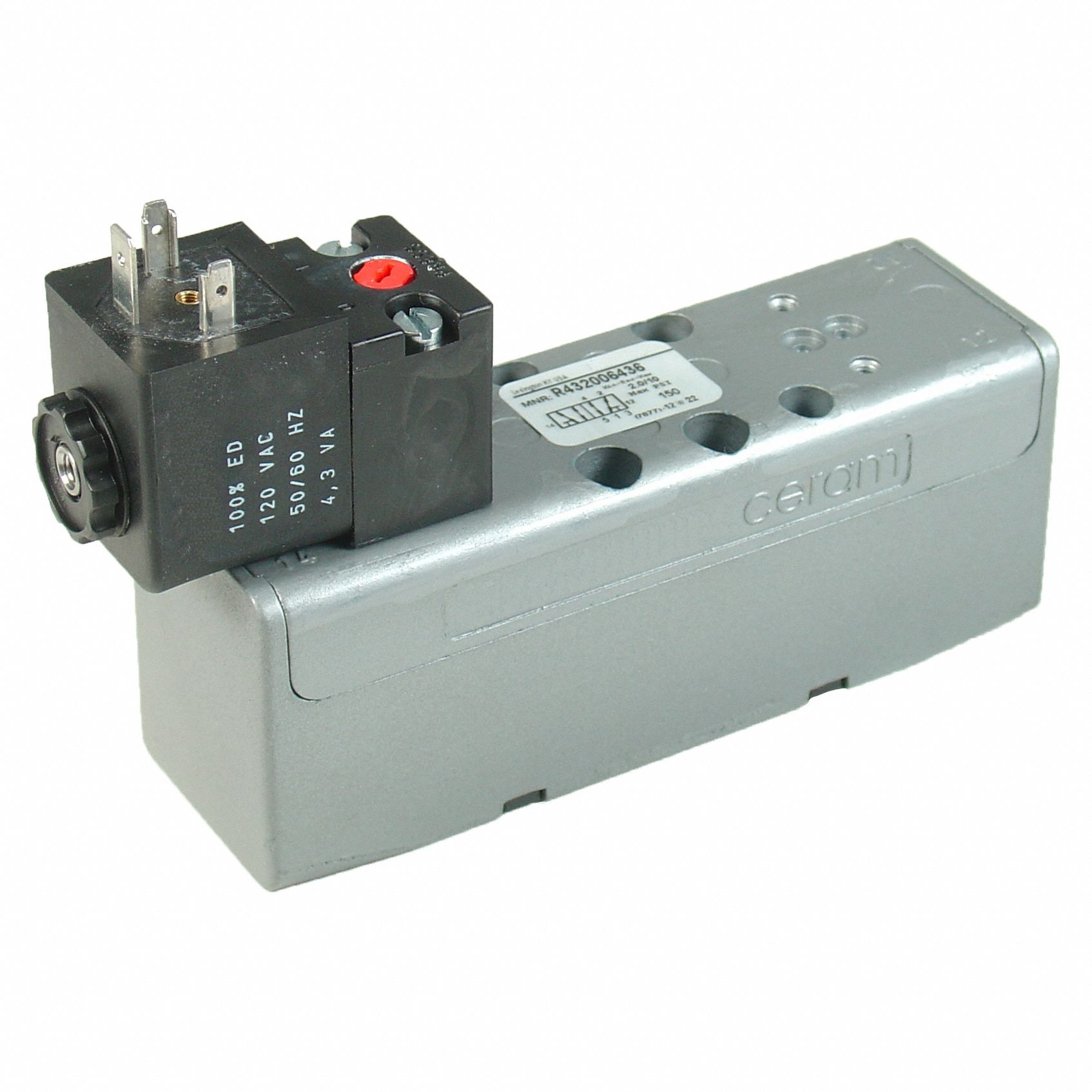 AVENTICS, Series CERAM, Single Solenoid, Solenoid Air Control Valve ...