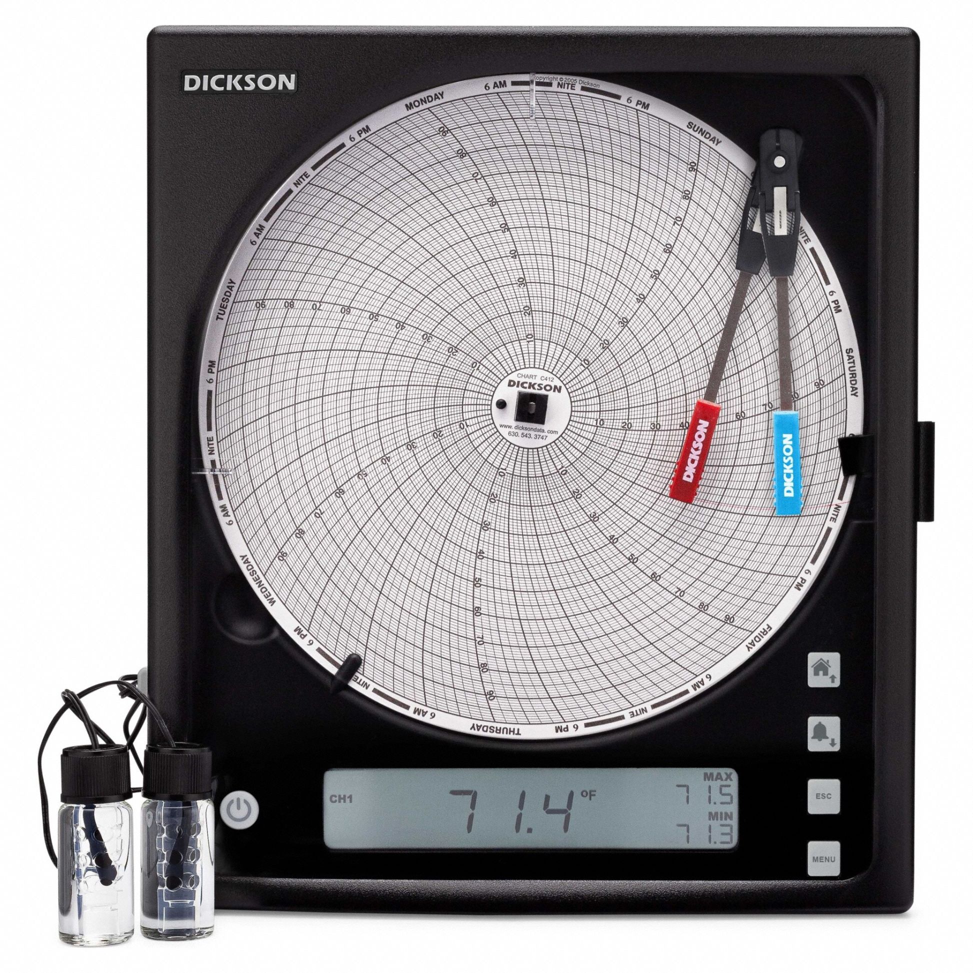 Dickson Circular Chart Recorders Temp°c Temp°f Circular Chart Recorders 817lh5 Kt8 21 Nocal