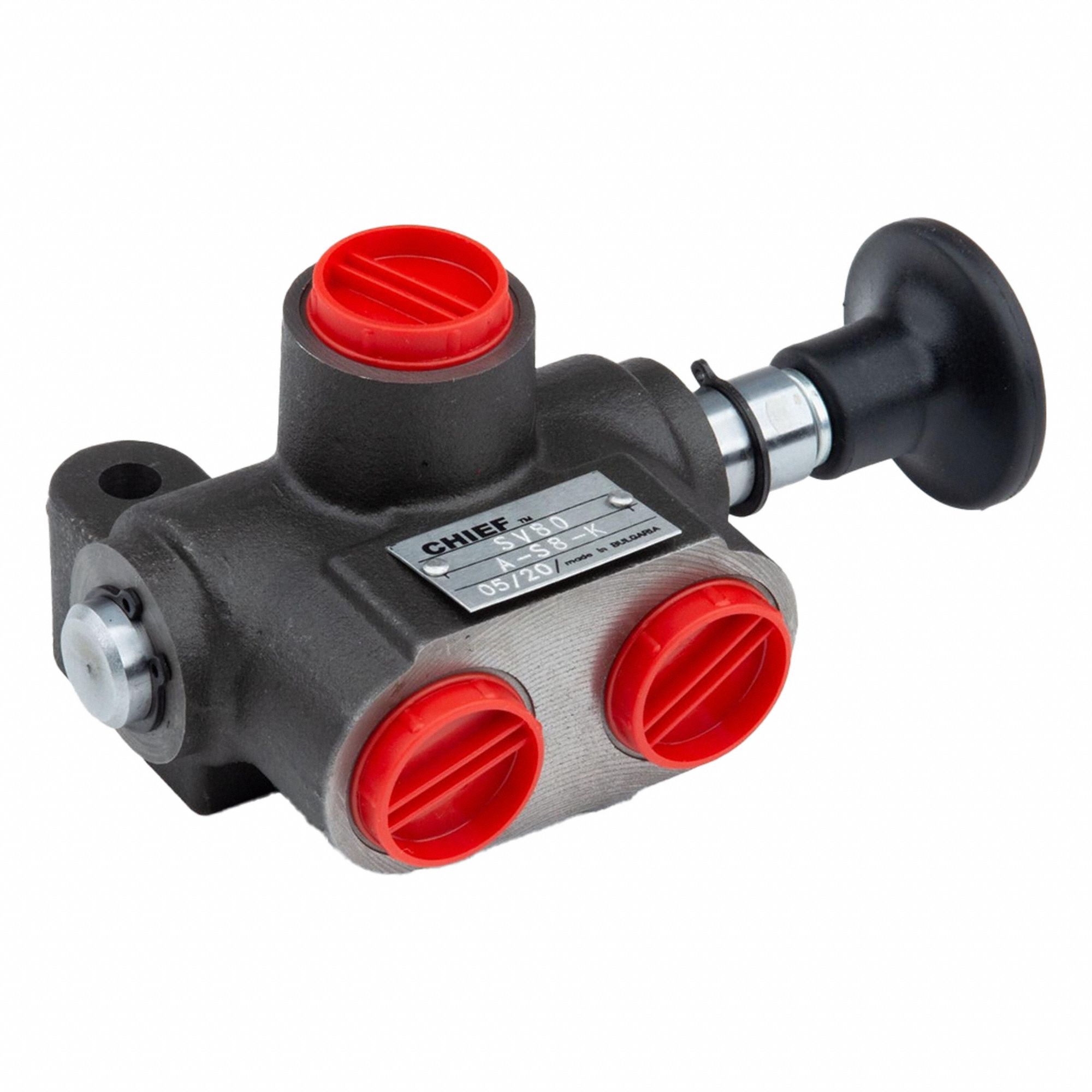 CHIEF, Three-Way / Two Positions, 30 gpm, Hydraulic Manual Selector ...