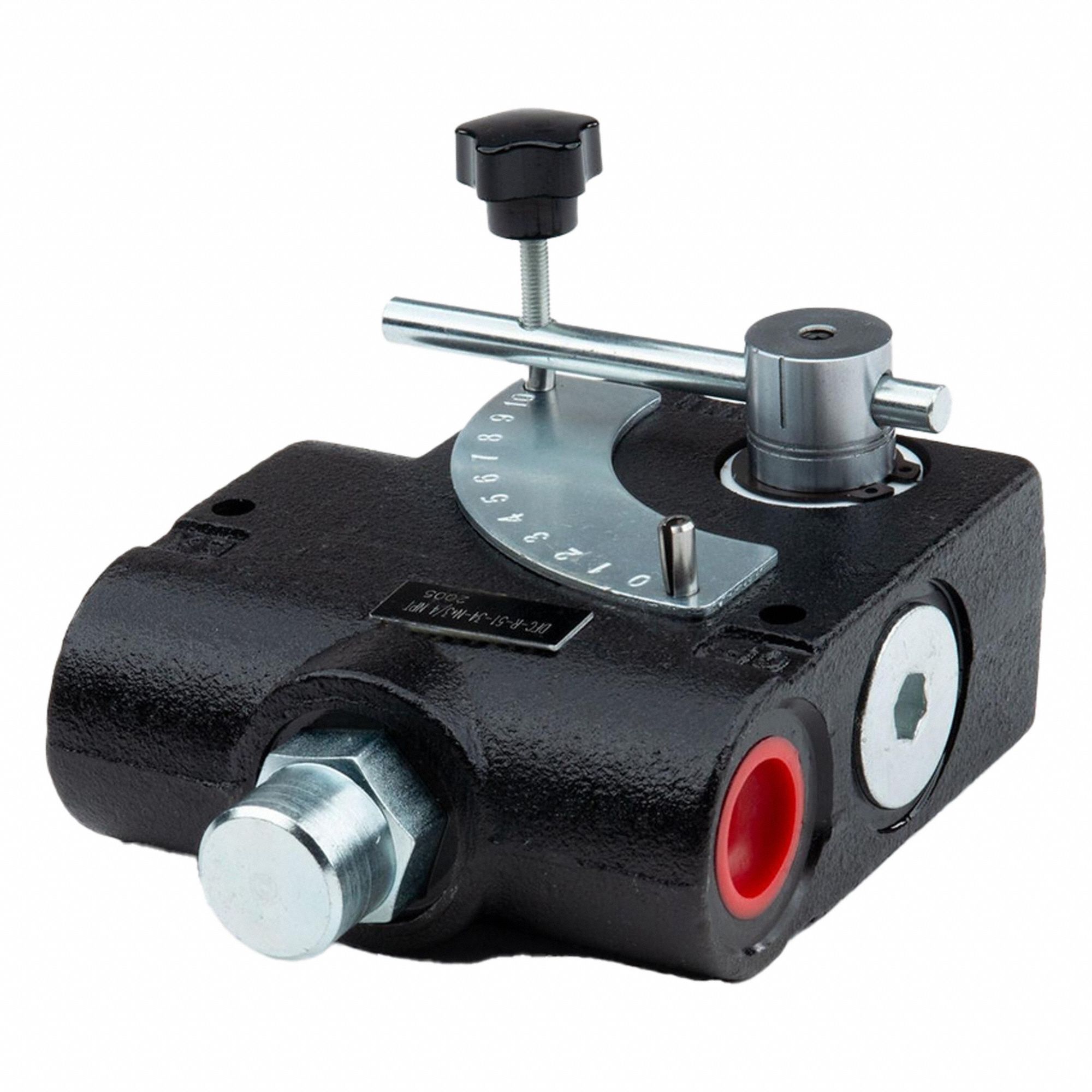 CHIEF, 16 gpm Max Flow Rate, 1/2 NPT, Hydraulic Flow Control Valve ...