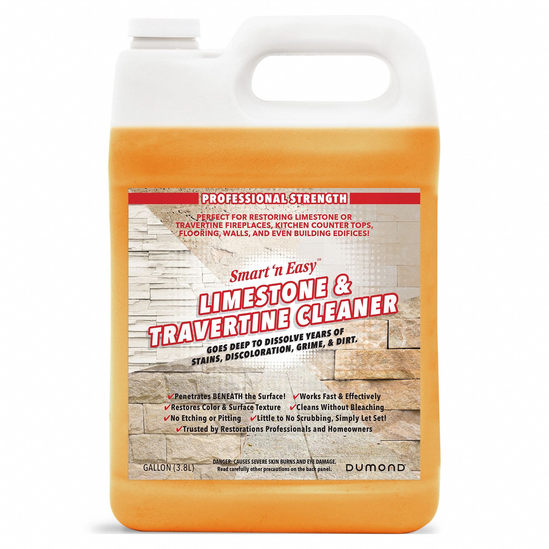 Jug, 1 gal Container Size, Stone Cleaner - 39C351|10900 - Grainger