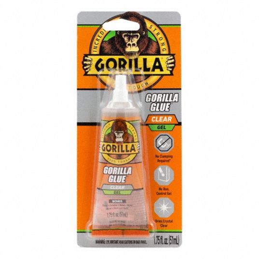 GORILLA, Clear, Gen Purpose, Glue - 878YF5|113455 - Grainger
