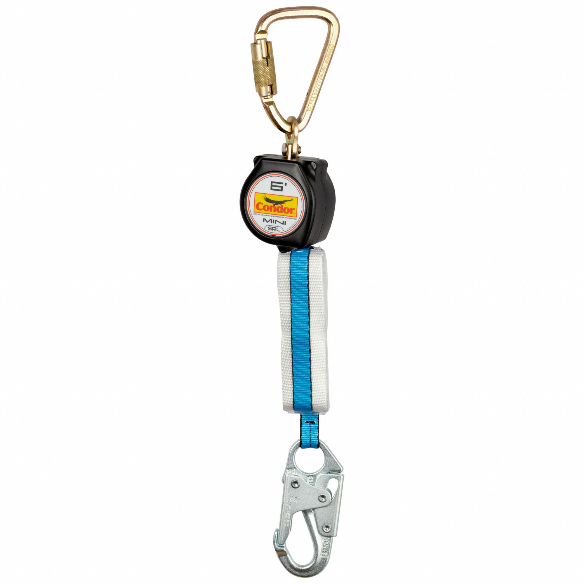 CONDOR, Aluminum Snap Hook Anchor, Harness Steel Carabiner, Self ...