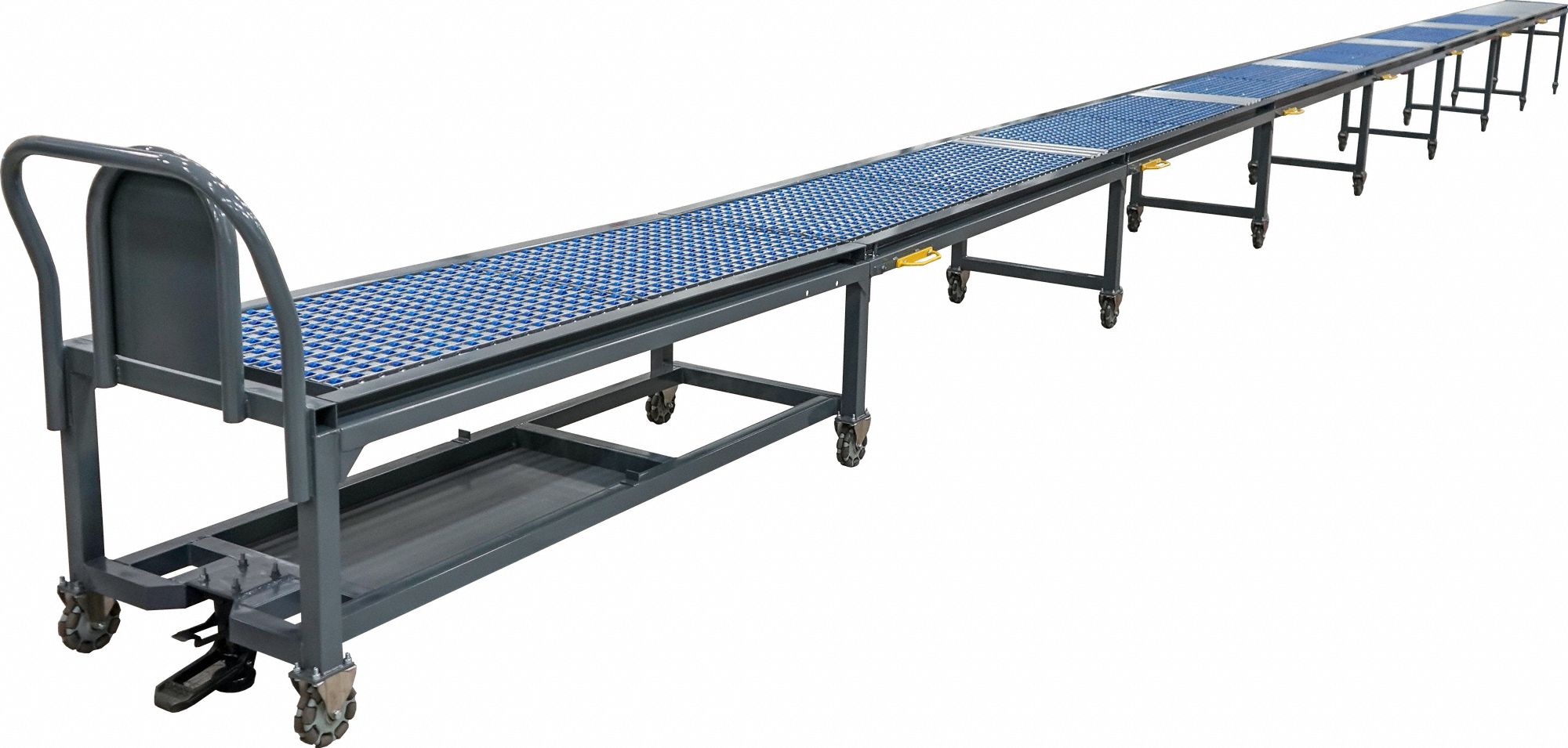 BALLYMORE, 24 in Roller Wd, 35 in Overall Wd, Extendable Conveyor Table ...