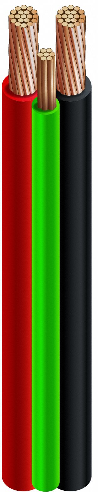 PRIORITY WIRE, 2 kV Volt, 2,500 ft Overall Lg, Photovoltaic Wire ...