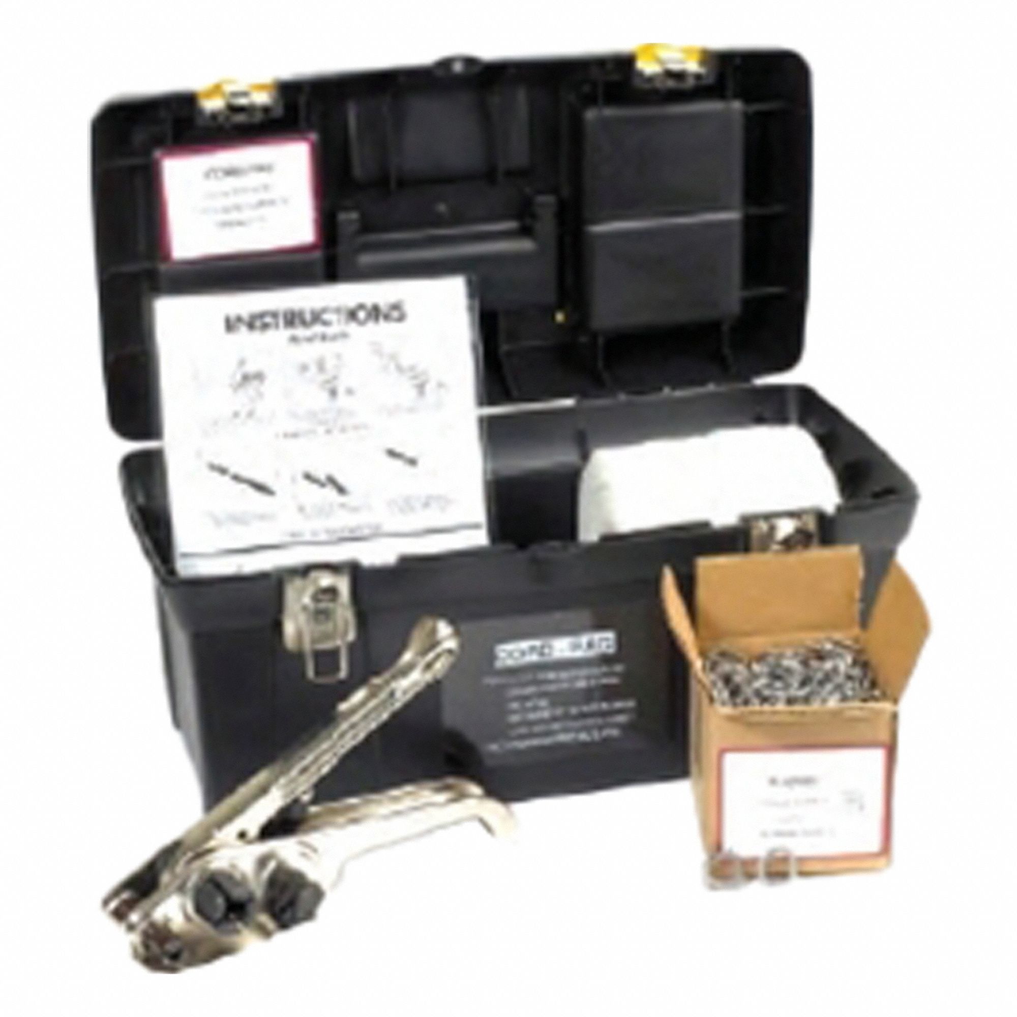 Fits 5/8 in Strap Wd, 0.5 in Thick, Strapping Tool Kit - 836RW6|CORD ...