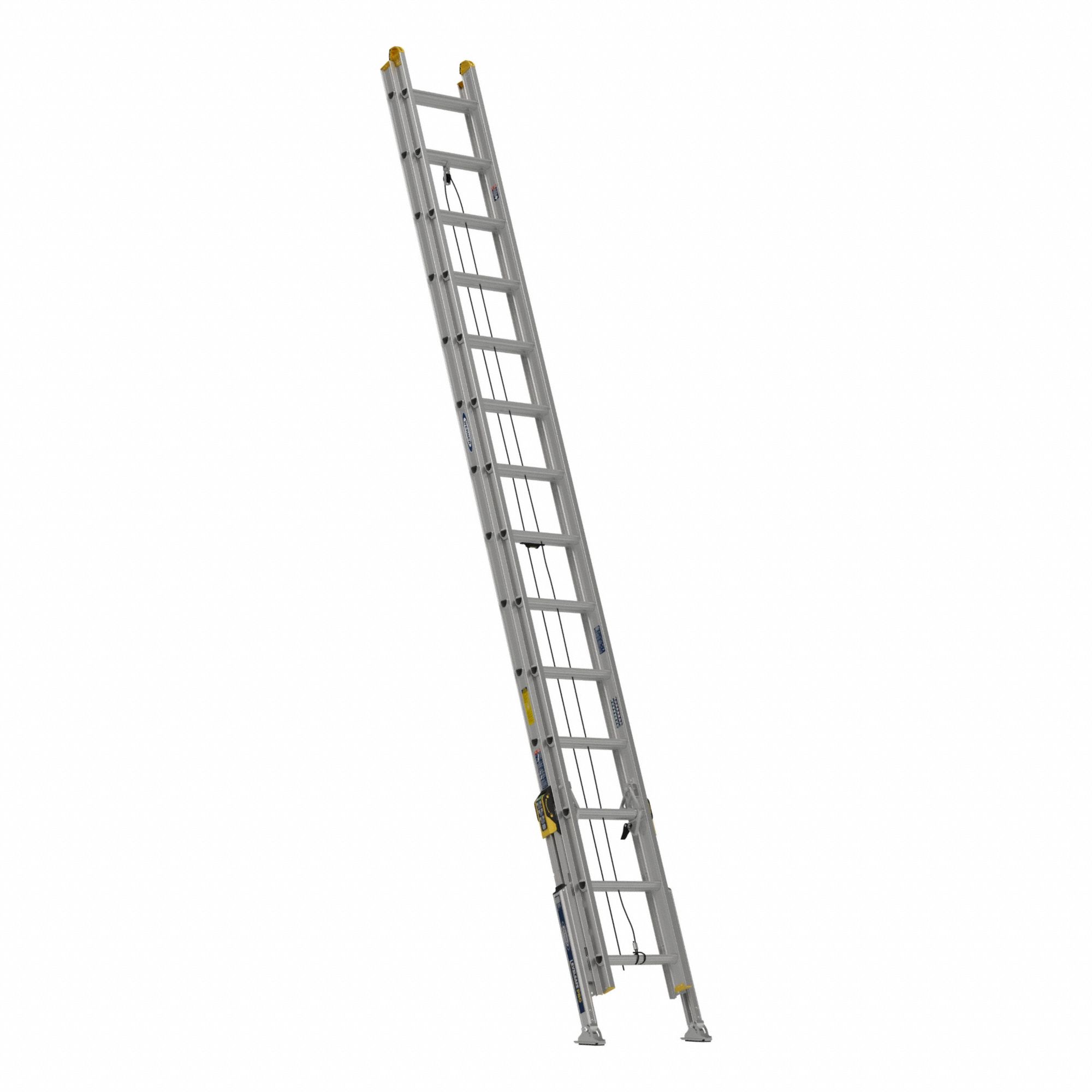 WERNER, 28 ft Ladder Size, Aluminum, Extension Ladder - 898D72|D1328-2L ...