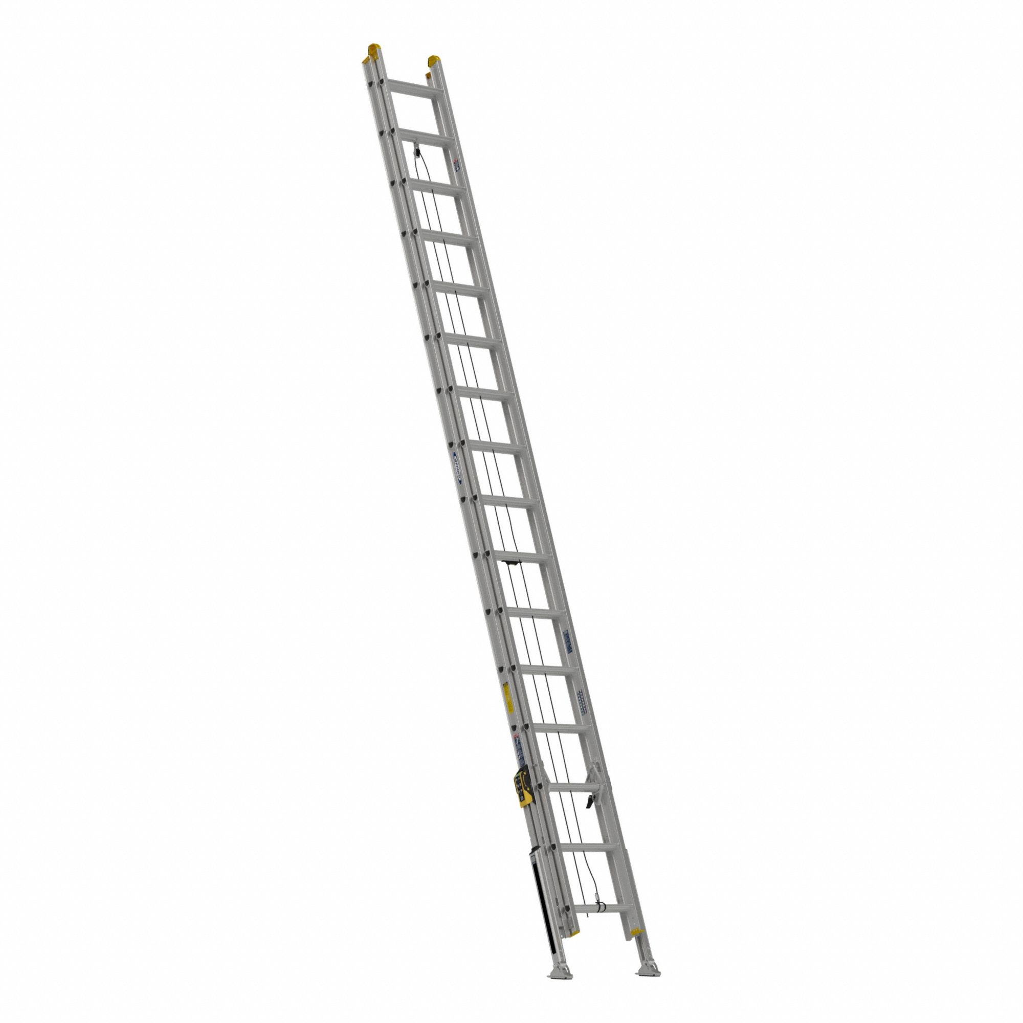 WERNER, 32 ft Ladder Size, Aluminum, Extension Ladder - 898D73|D1332-2L ...