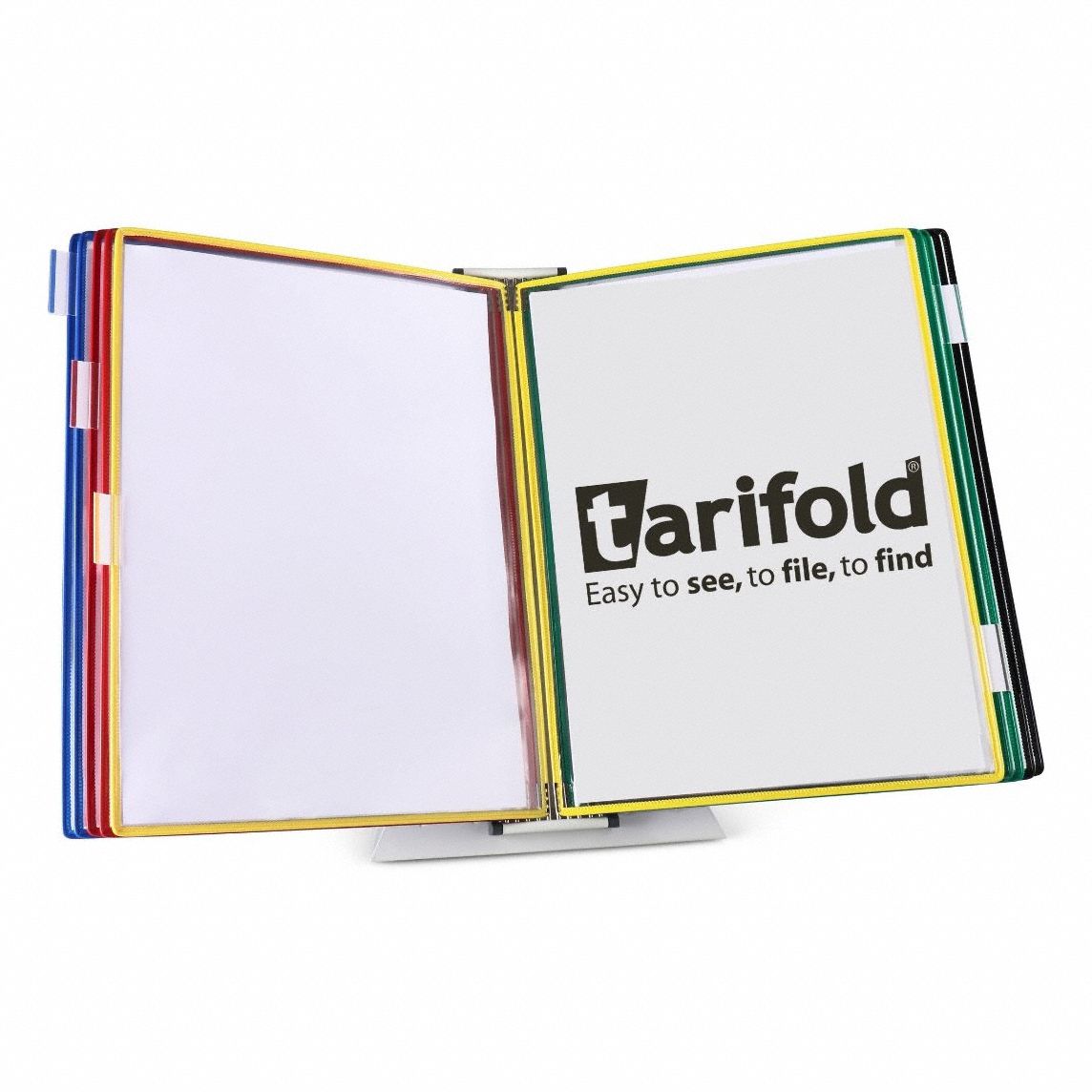 TARIFOLD, Desktop Mount, 16 1/2 in Ht, Document Display Kit - 821NM6 ...