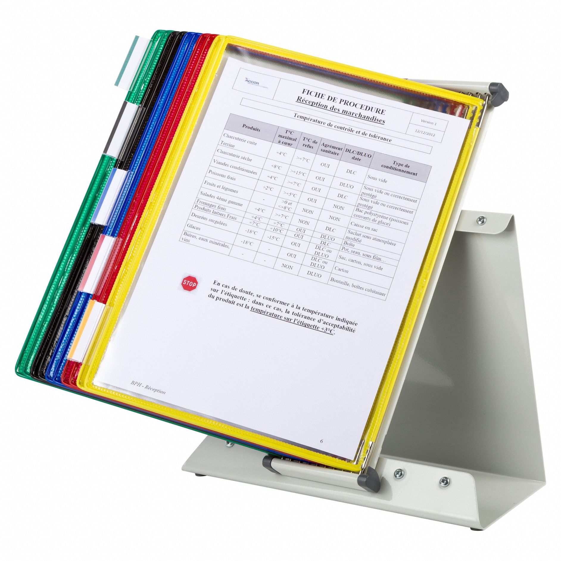 TARIFOLD, Desktop Mount, 12 1/2 in Ht, Document Display Kit - 1HEN4 ...