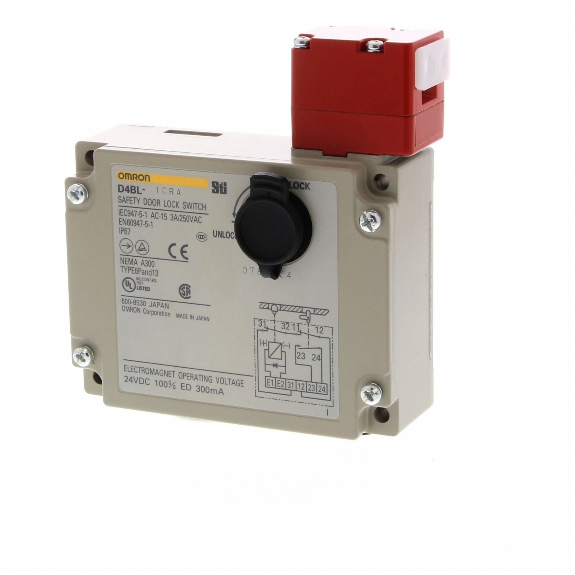 Safety Interlock Switches - 878V01|D4BL-4CRA-NPT - Grainger