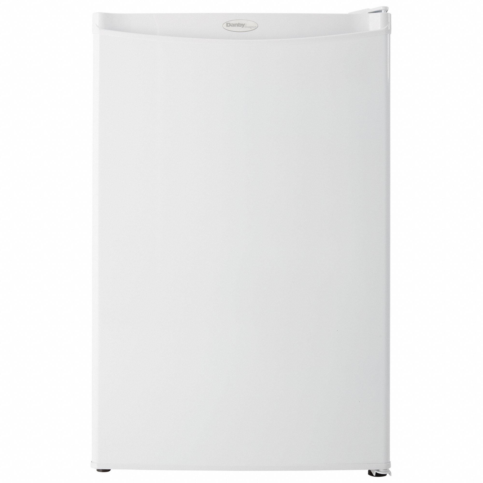DANBY Mini Refrigerator: White, 4.4 cu ft Total Capacity, 4 Shelves ...