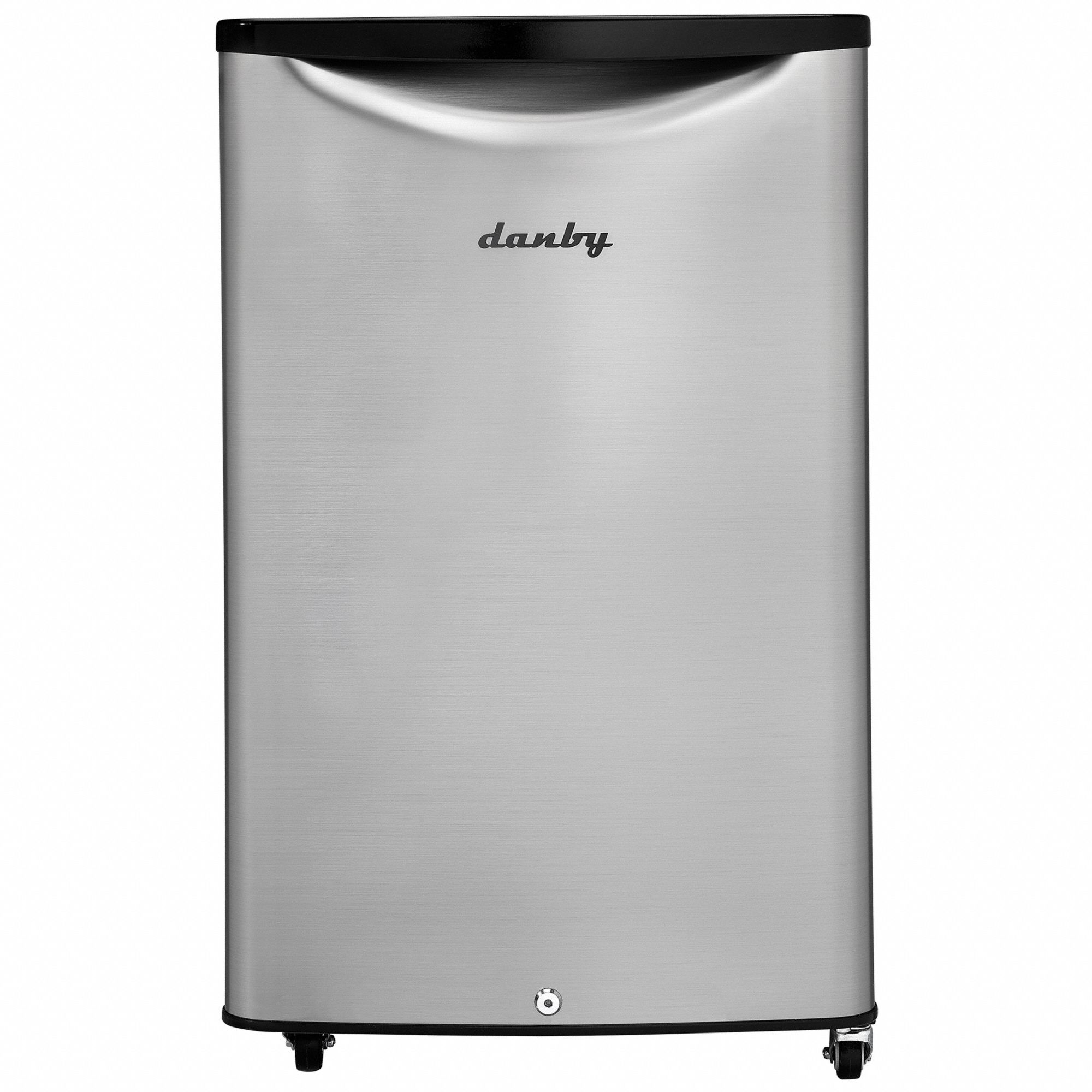 DANBY Mini Refrigerator: Stainless Steel, 4.4 cu ft Total Capacity, 3 ...