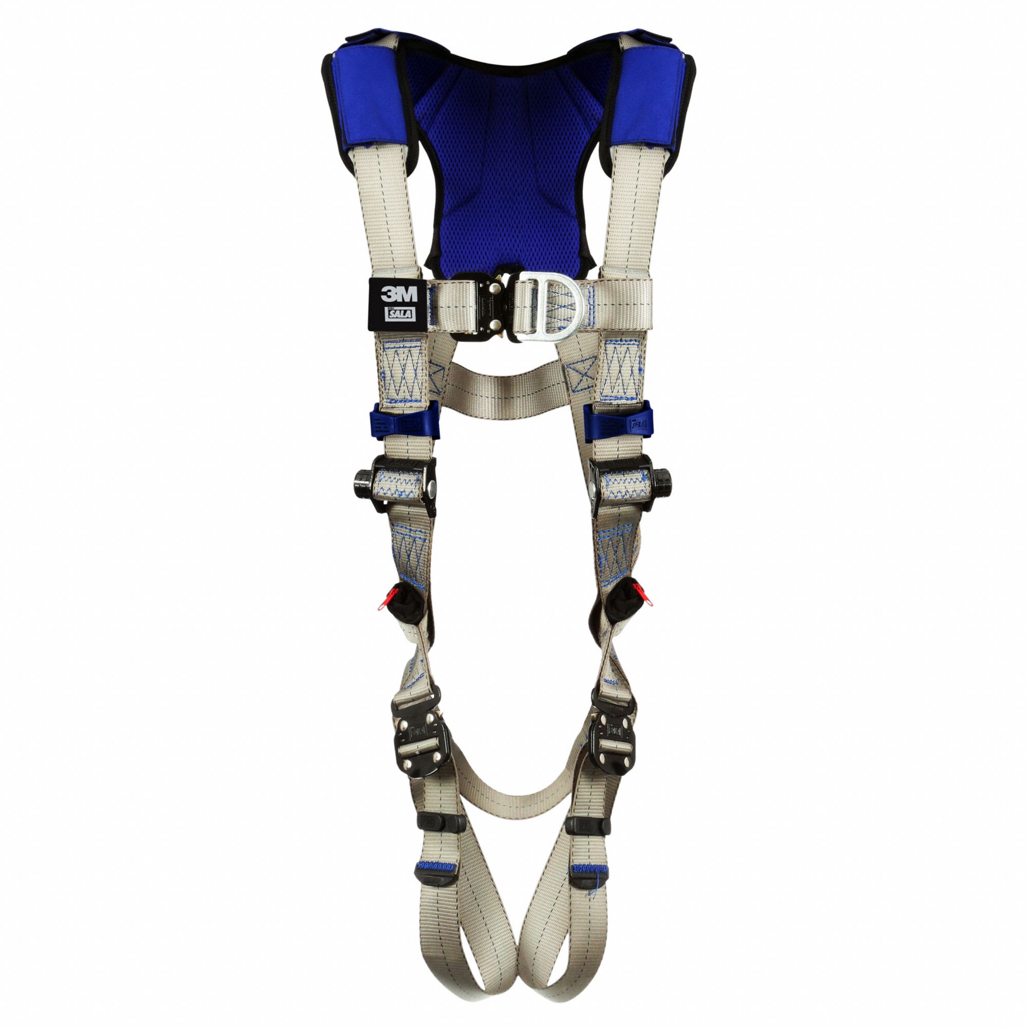 3M RFID COMFORT VEST CLIMBING HARNESS, L, 420 LBS, QUICK-CONNECT - 5514 ...