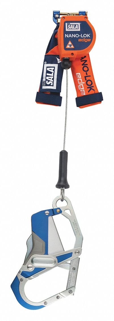 DBI-SALA SELF-RETRACTING LIFELINE, CSA, 1 LEG, VISUAL LOAD INDICATOR ...