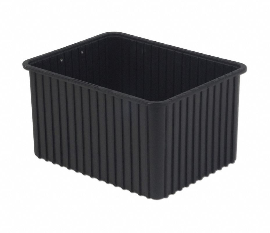 LEWISBINS Caja Divisora, Negro, Altura Exterior 12", Longitud Exterior ...