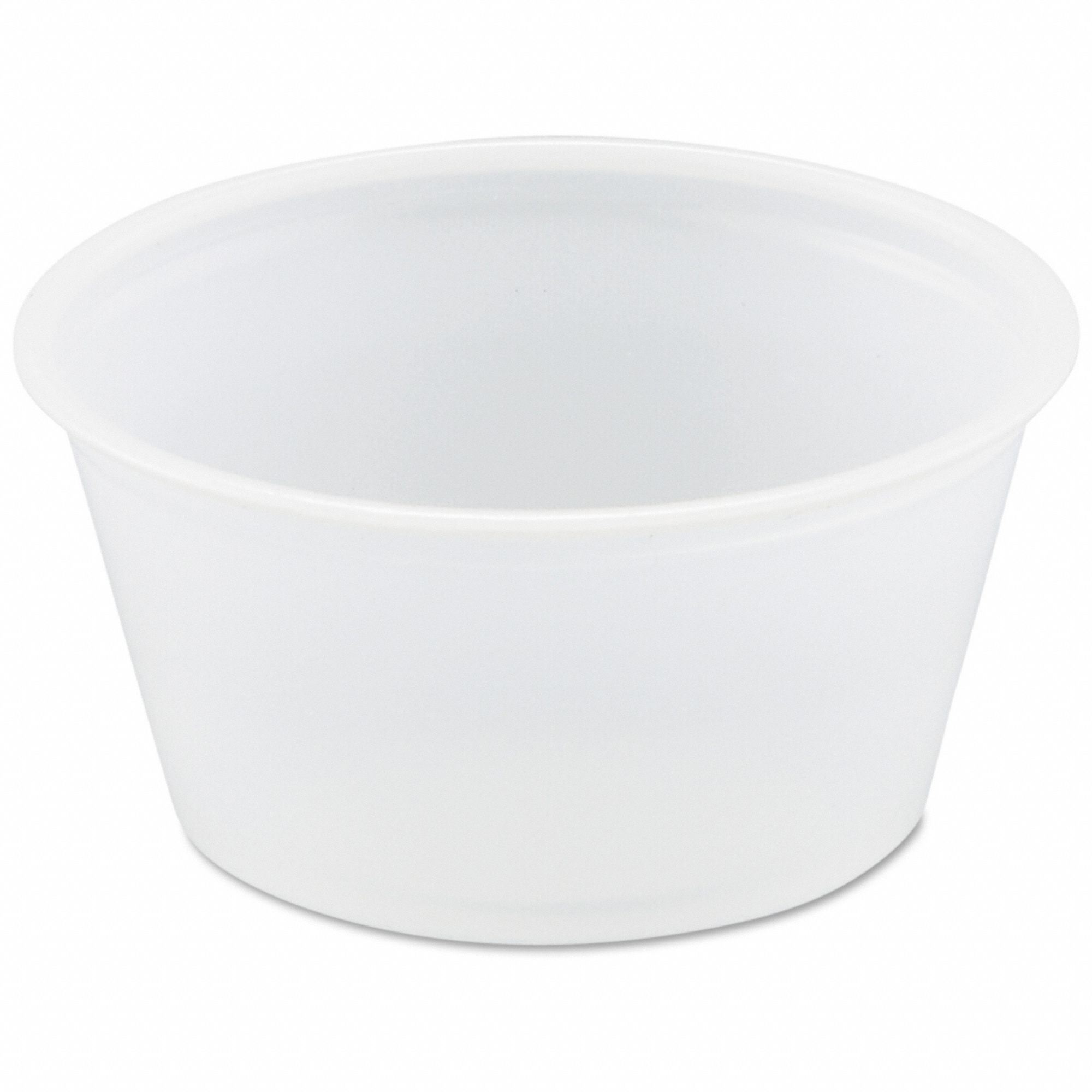 Plastic Souffle Cup,2 oz.,PK2500 - Grainger