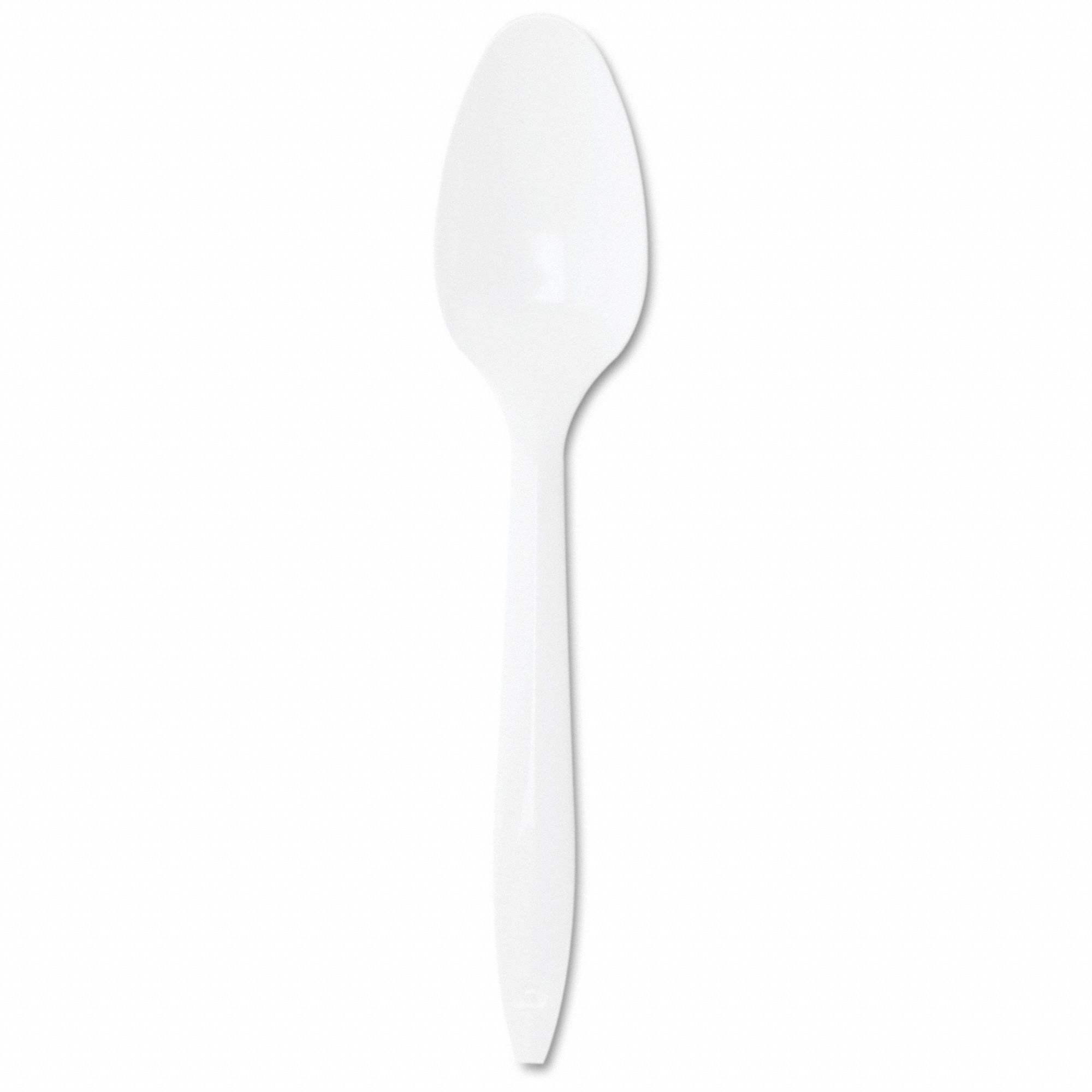 DART, White, Medium-Wt, Disposable Spoon - 392A53|S6BW - Grainger