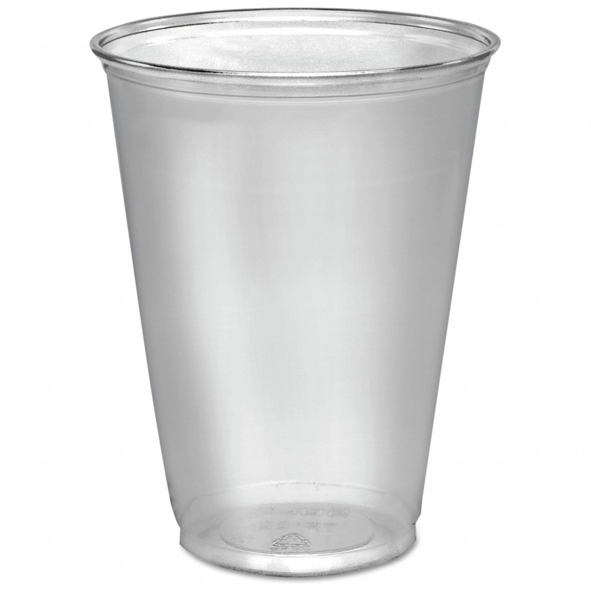 DART, 10 oz Capacity, Clear, Disposable Cold Cup - 799LV0|TP10D - Grainger