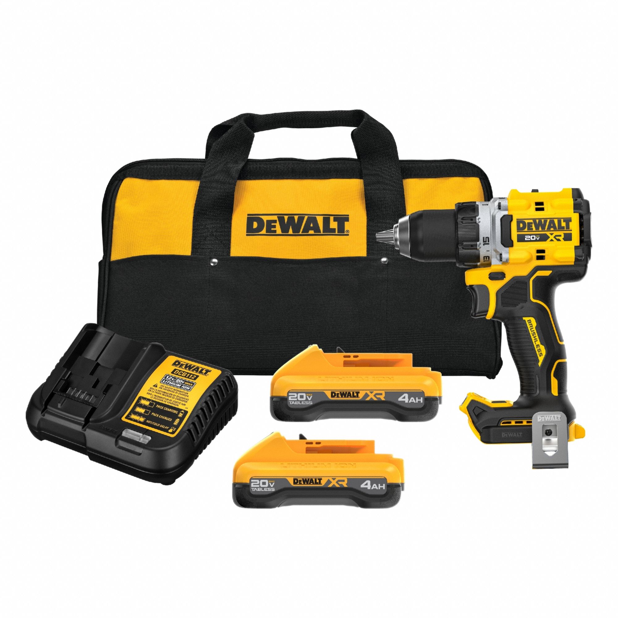 DEWALT, 20V MAX* XR®, Premium, DEWALT 20V MAX* XR Drill Driver Kit ...