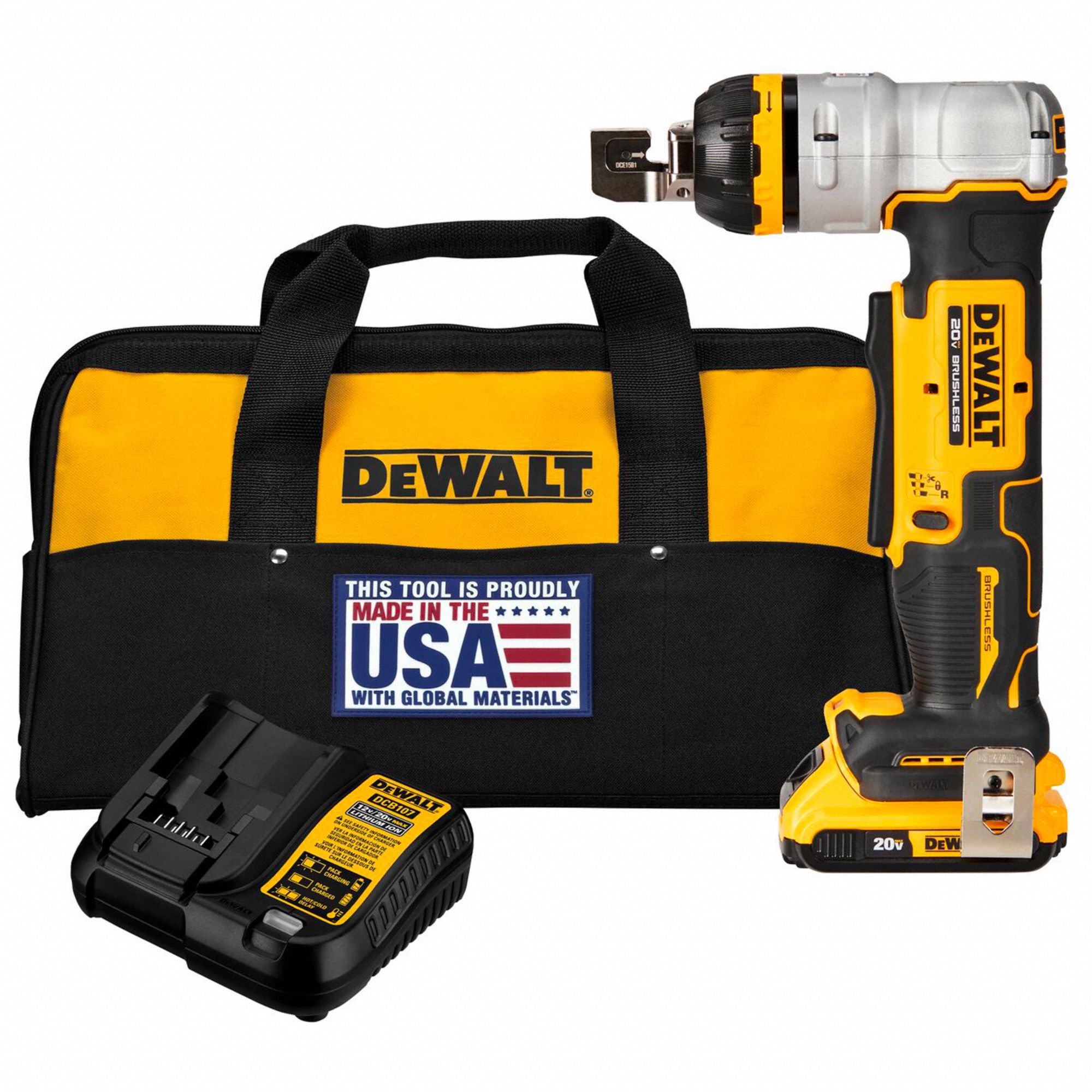 DEWALT, 20V MAX*, Pistol Grip, Cordless Cable Cutter - 797F74|DCE158D1 ...