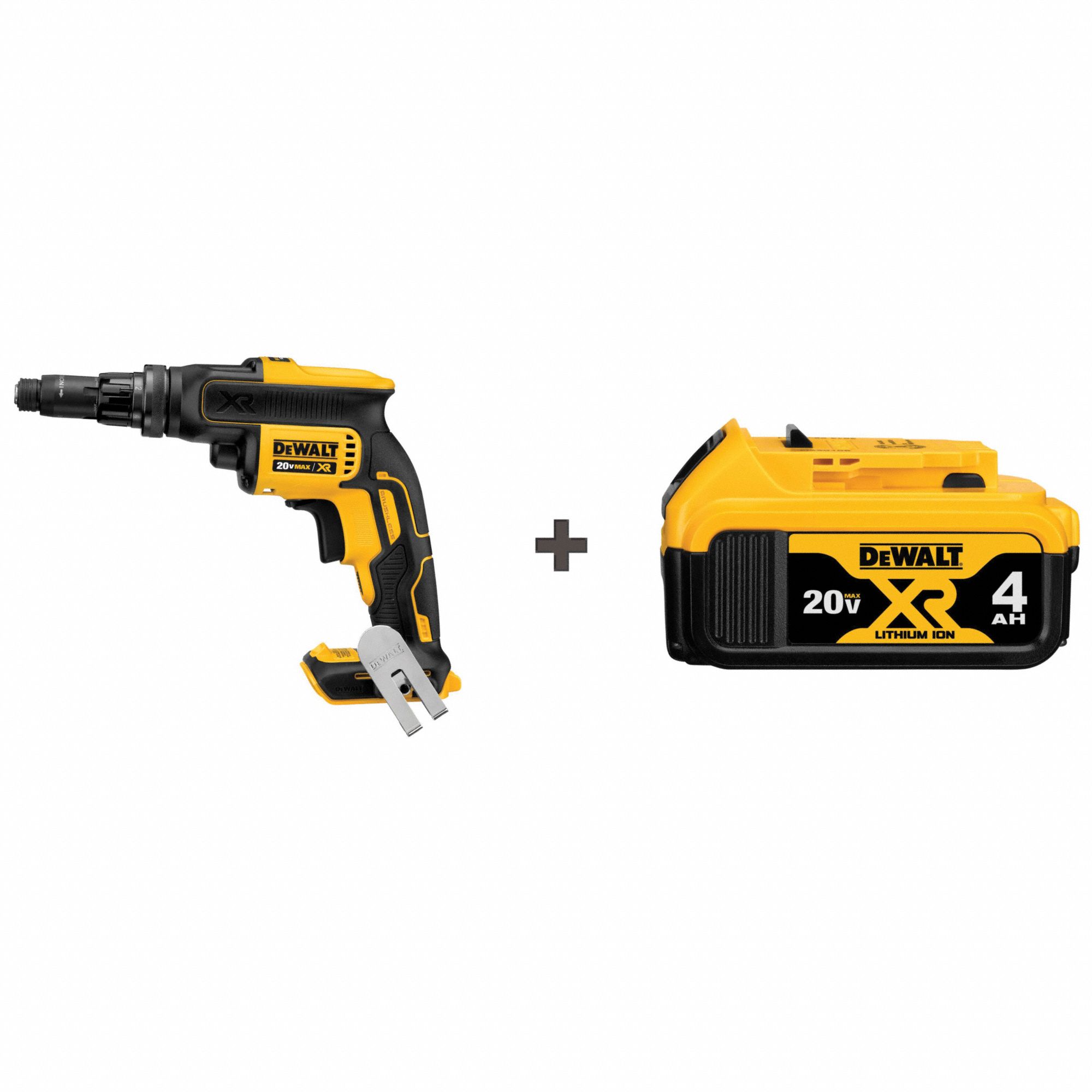DEWALT, 2,000 RPM No Load Speed, Brushless, Screwdriver Kit - 386VJ9 ...