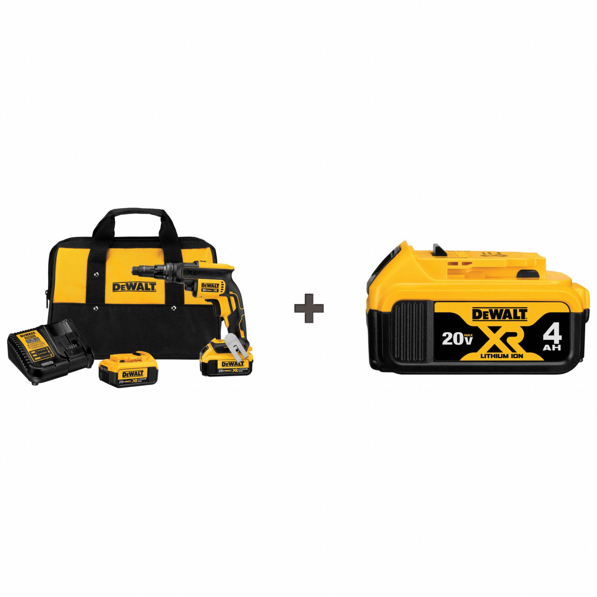 DEWALT, 2,000 RPM No Load Speed, Brushless, Screwgun - 385XR5|DCF622M2 ...