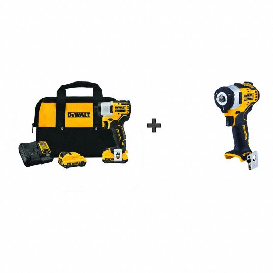 STANLEY BLACK & DECKER, 2 Tools, 12 V DC Volt, Impact Driver,Pistol ...