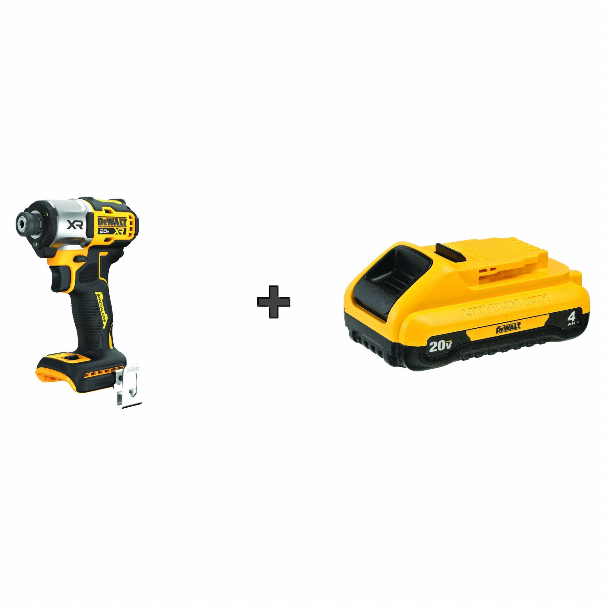 DEWALT, 4,850 RPM No Load Speed, Brushless, Screwdriver Kit - 389TV5 ...
