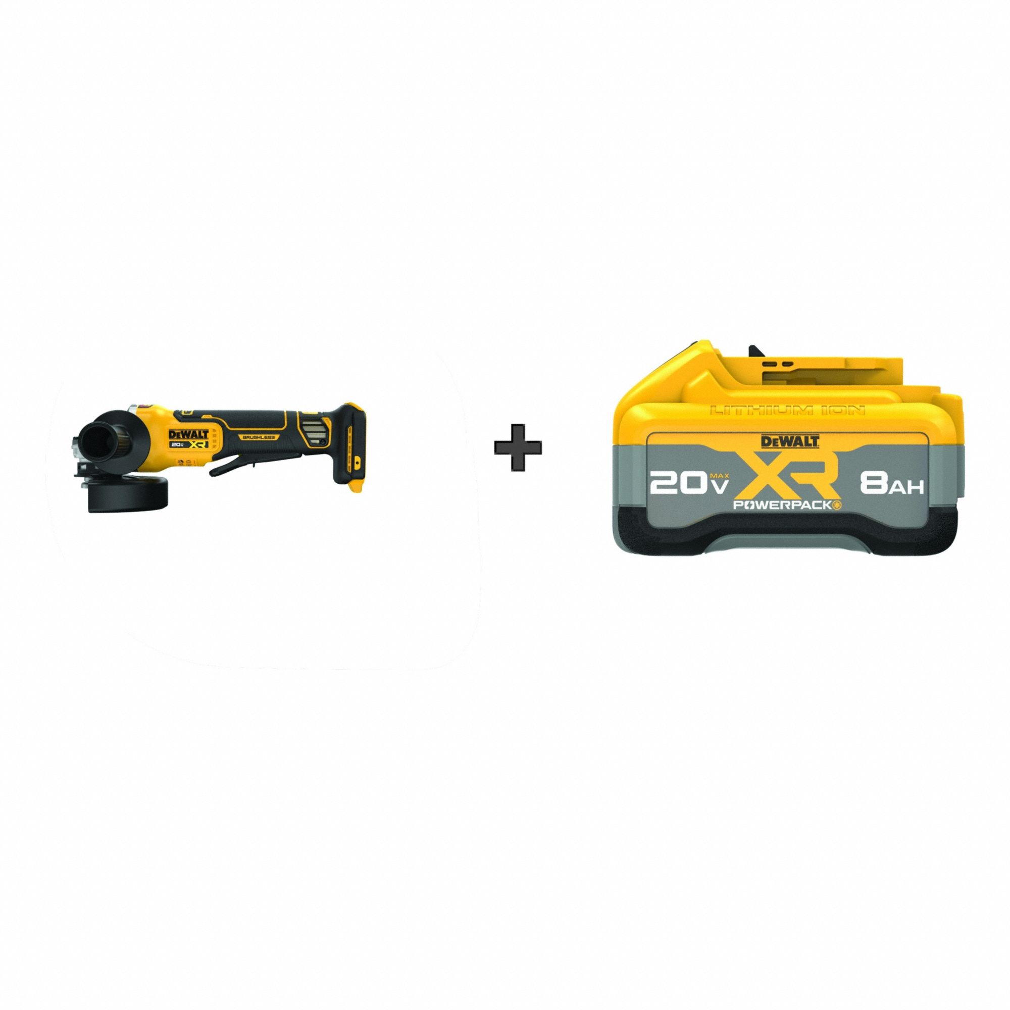 Angle Grinder Kit - 436GK3|DCG410B/DCB2108 - Grainger
